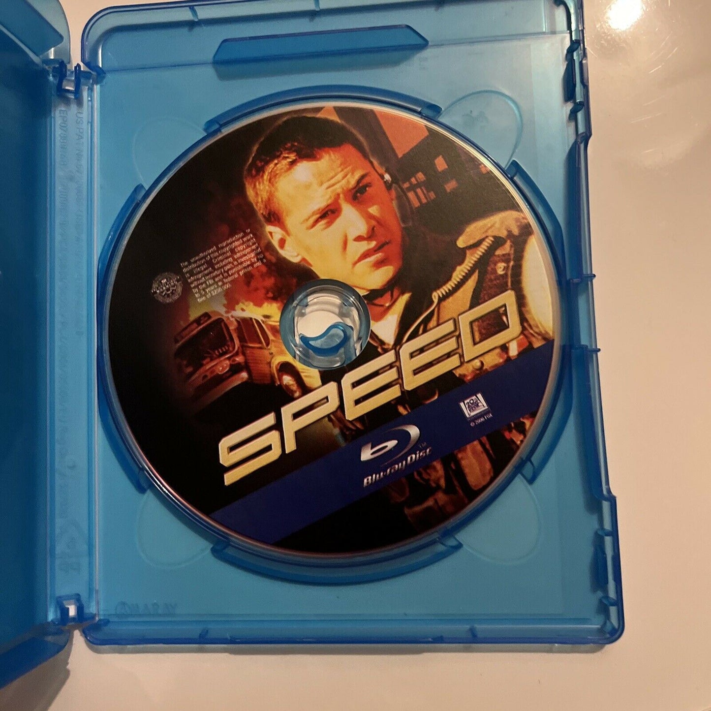 Speed (Blu-ray, 1994) Keanu Reeves, Sandra Bullock Region A – Retro Unit