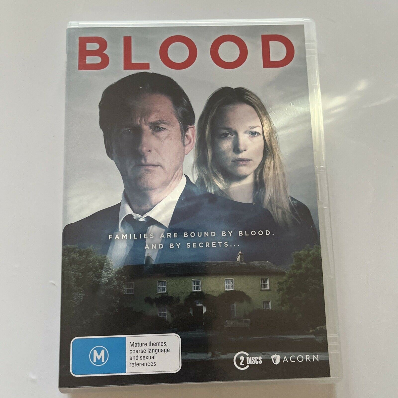 Blood (DVD, 2018, 2-Disc) Adrian Dunbar, Carolina Main, Diarmuid Noyes ...