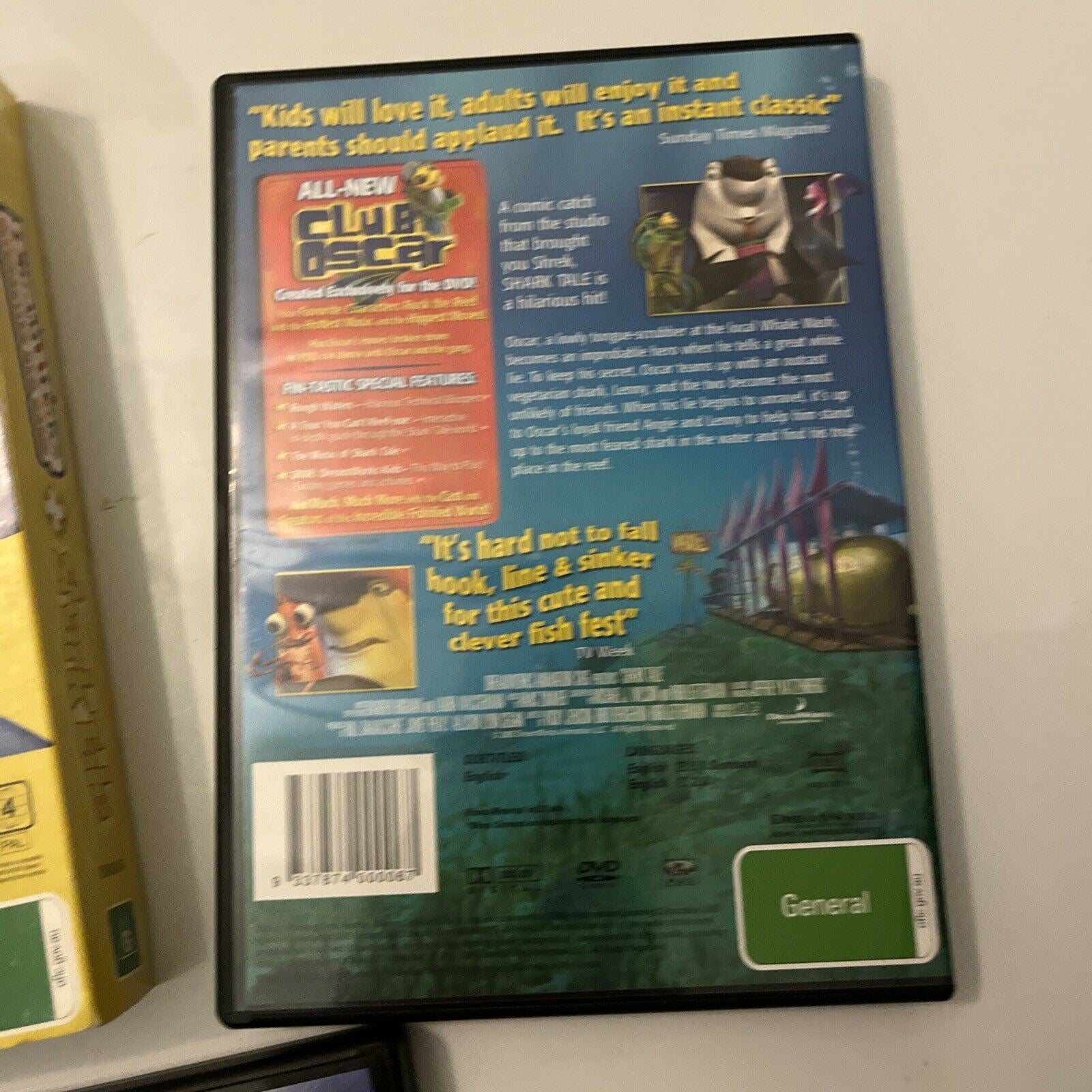 Shark Tale & Dreamworks Interactive DVD Game (DVD, 2004) Region 4 ...