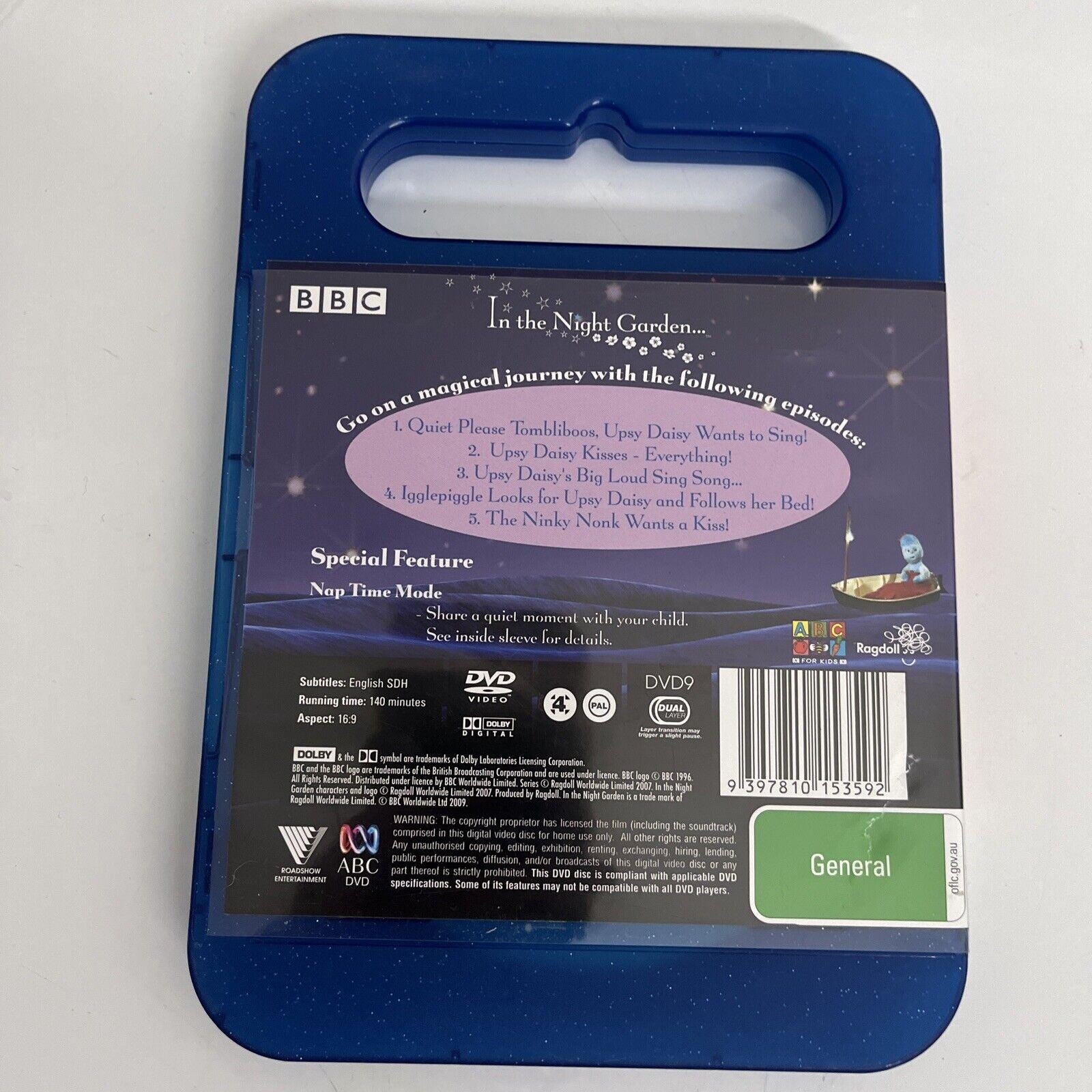 In The Night Garden - Hello Upsy Daisy (DVD, 2008) BBC Region 4 – Retro ...