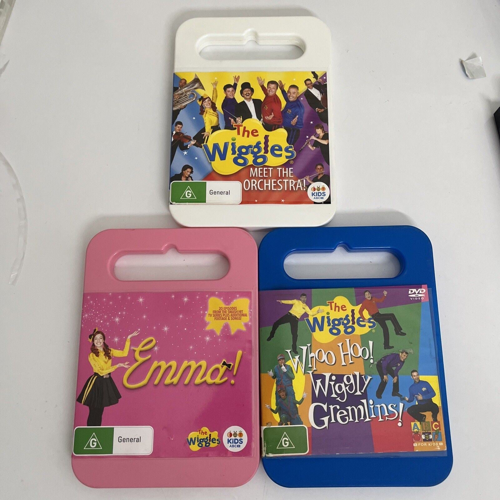 The Wiggles Whoo Hoo Wiggly Gremlins / Emma! / Meet The Orchestra DVD ...