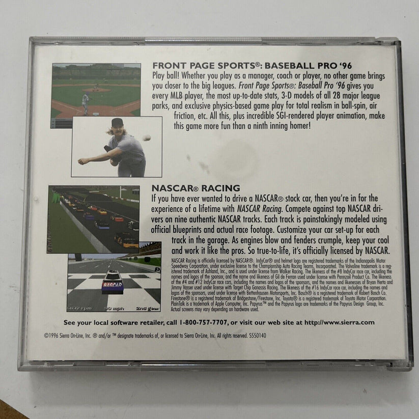IndyCar Racing II Papyrus PC CD-ROM 1996 – Retro Unit