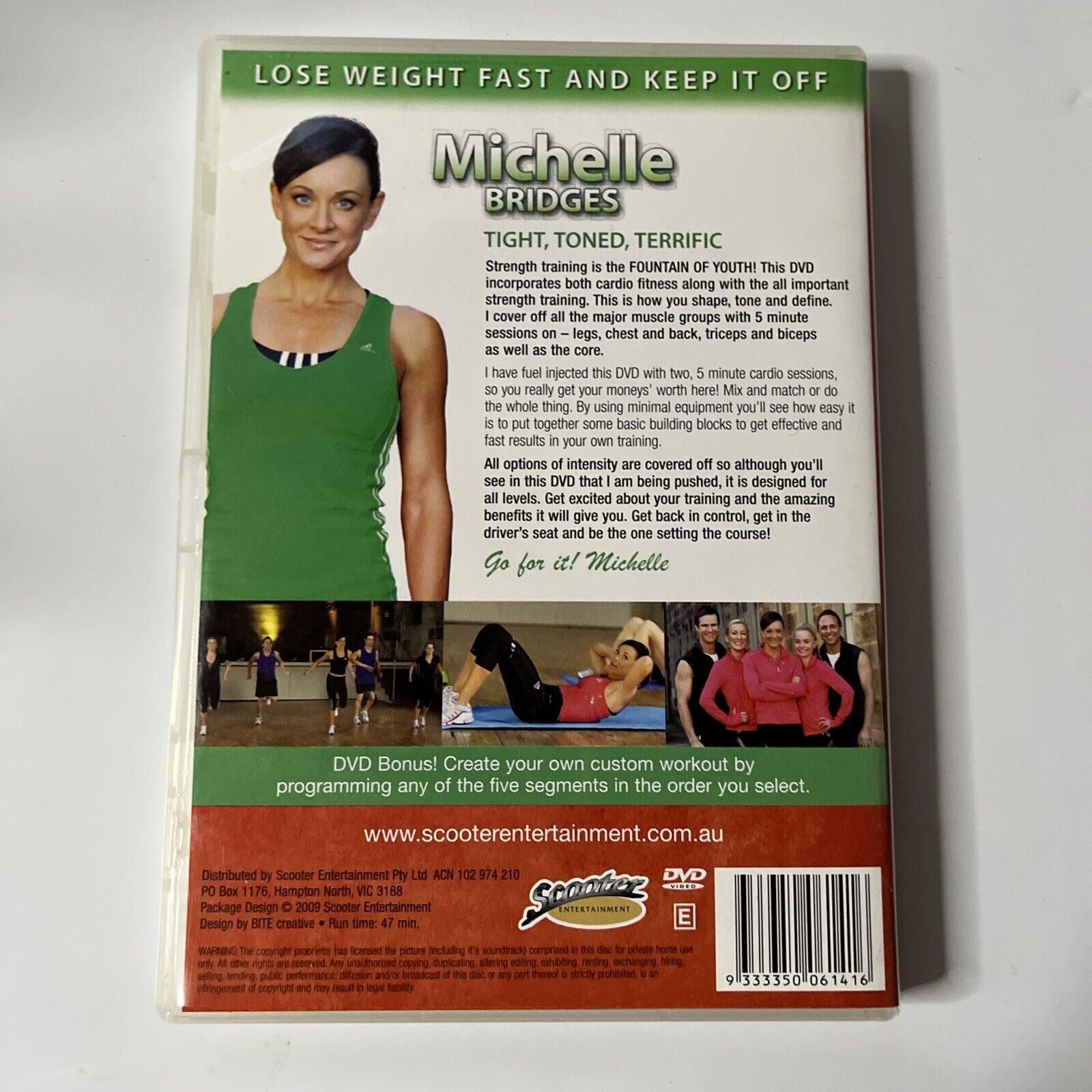 Michelle Bridges Crunch Time - Tight Toned Terrific (DVD, 2009) NEW Re ...