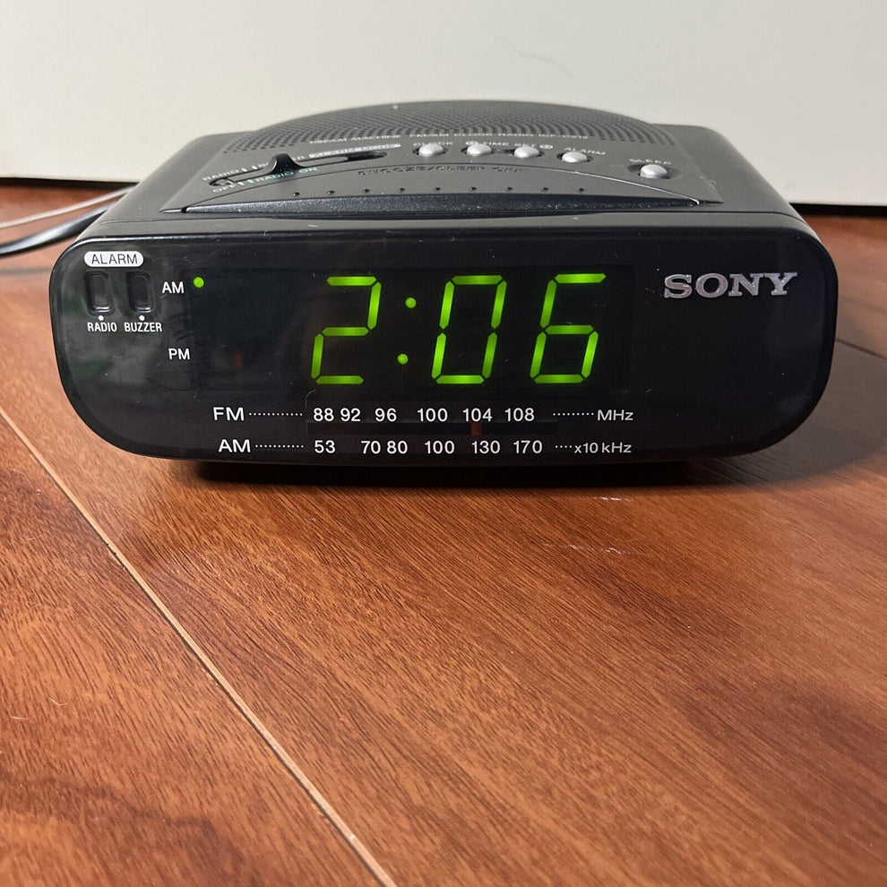 Sony Dream Machine Alarm Clock AM/FM Radio ICF-C212 – Retro Unit