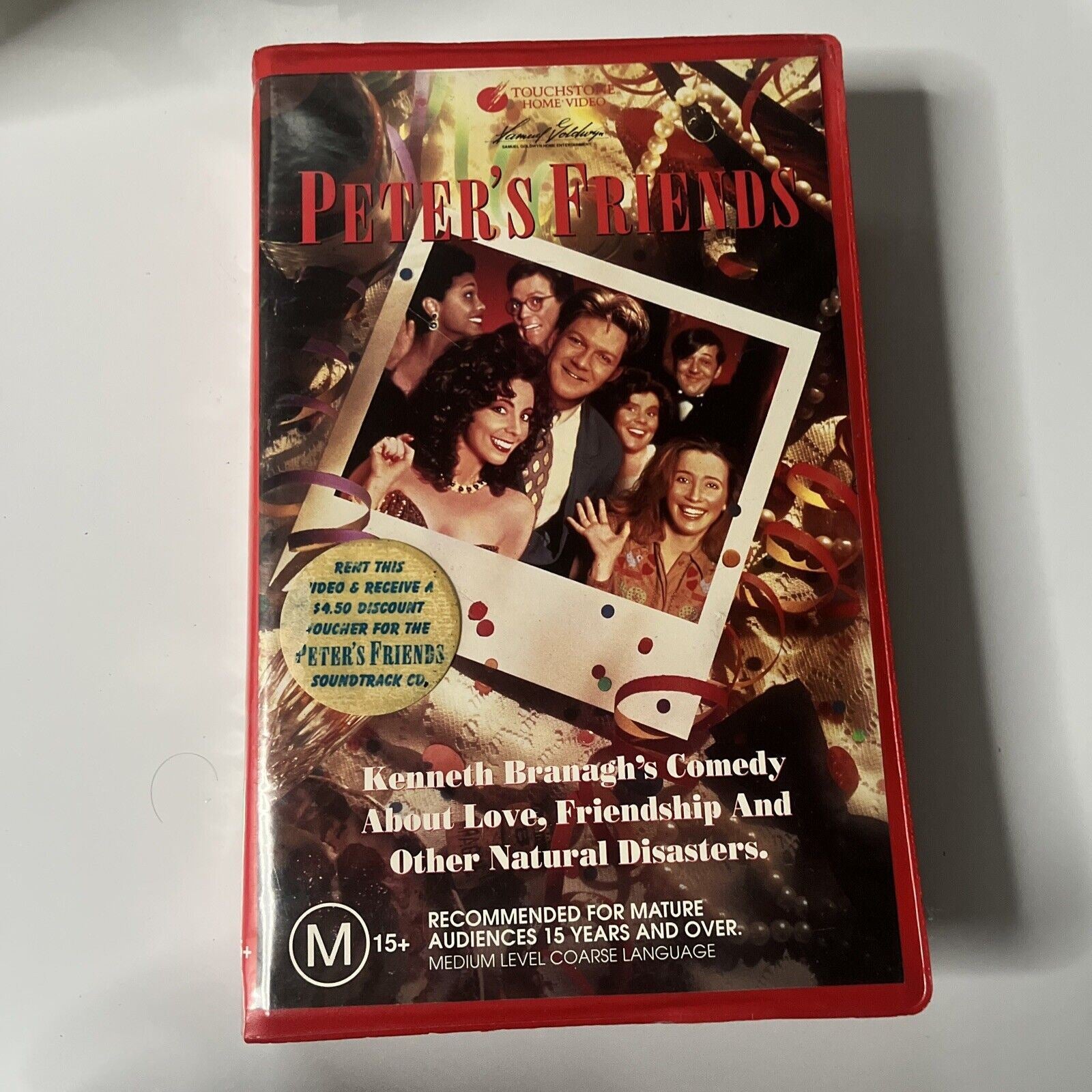 Peter's Friends (VHS, 1992) Kenneth Branagh, Stephen Fry, Hugh Laurie ...