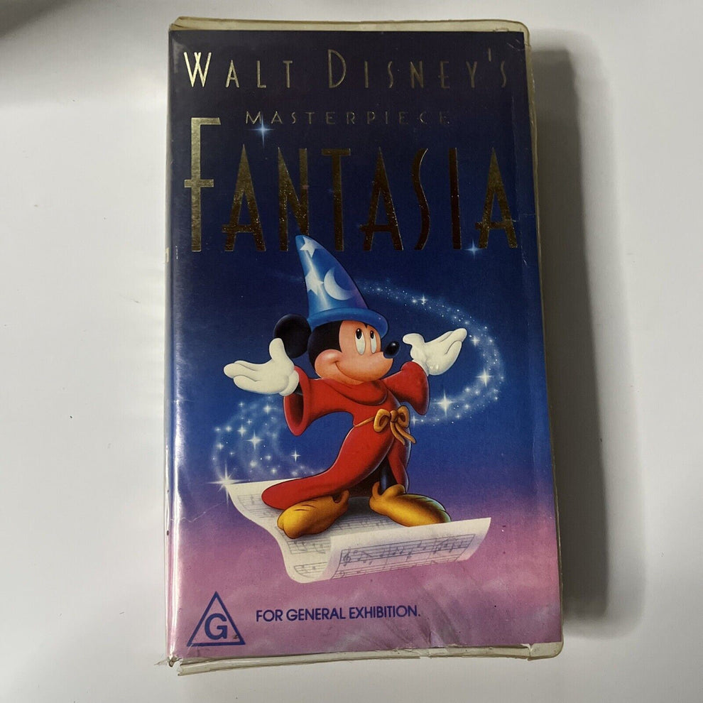 Fantasia - Original Disney VHS Release [Clear Clamshell] PAL – Retro Unit