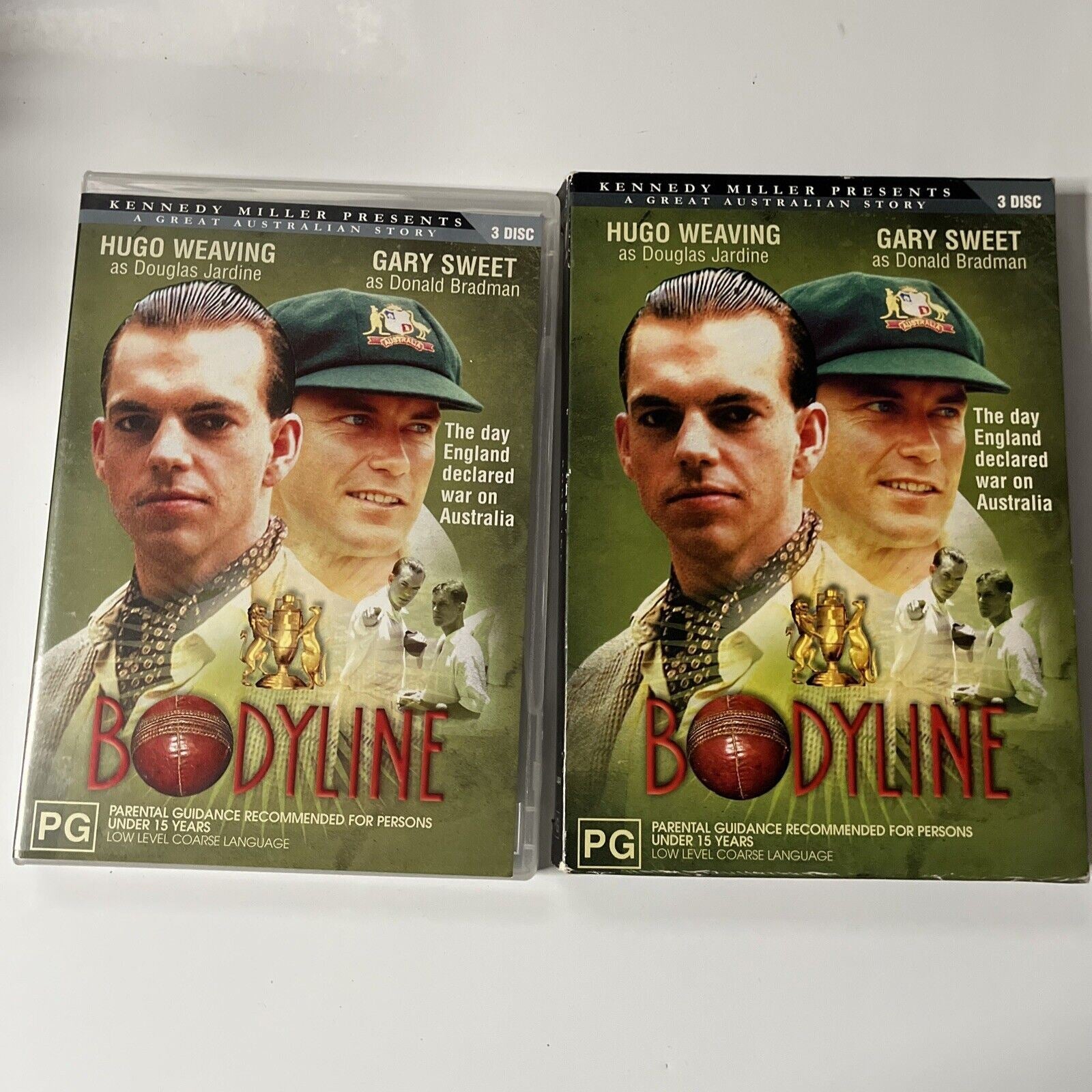 Bodyline - The Mini Series (DVD, 1984, 3-Disc) Hugo Weaving, Gary Swee ...