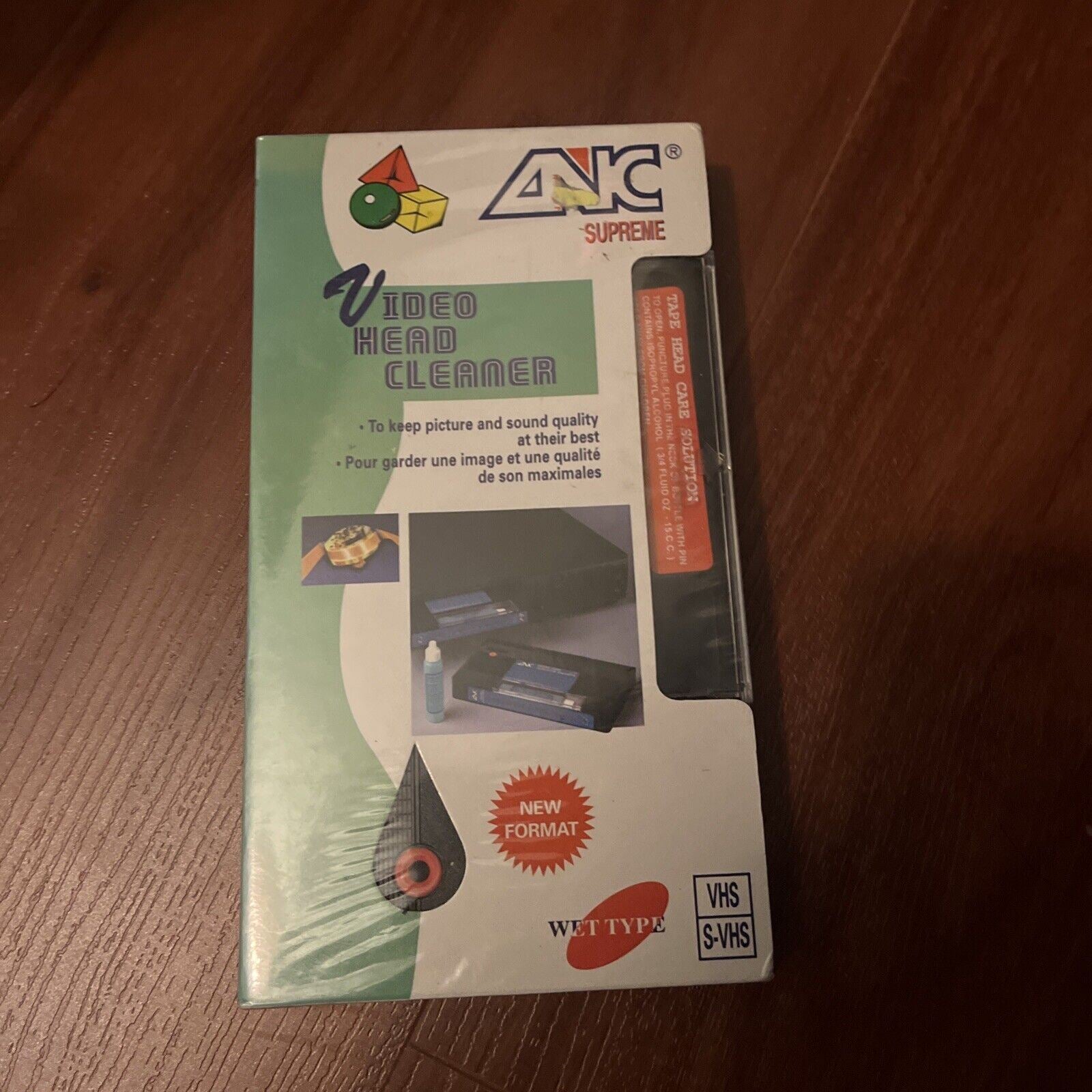 VHS Video Head Cleaner Wet Type ANC – Retro Unit