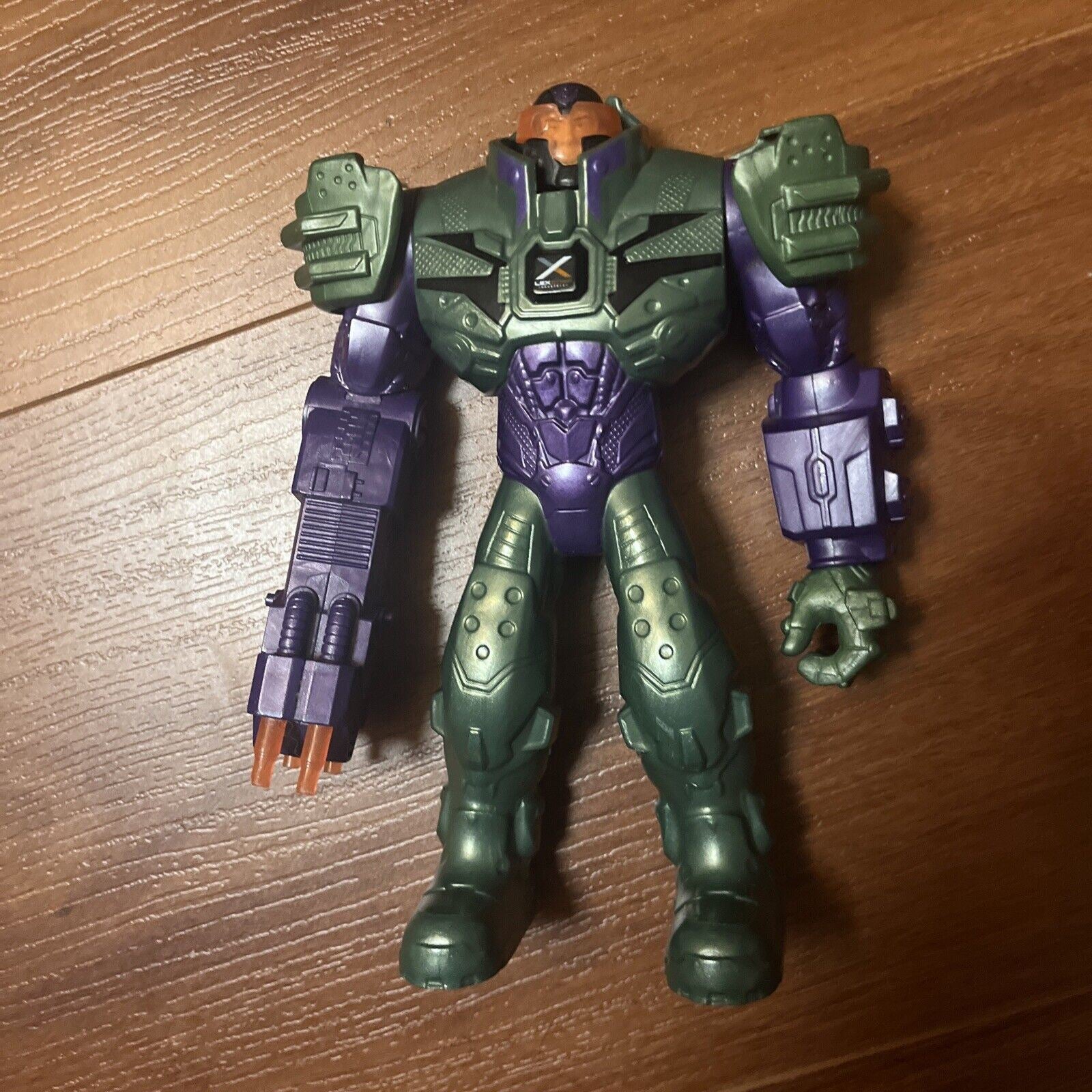 Lexcorp Lex Luthor Mech Suit Action Figure 6" Green DHY28 DC Comics 20 ...