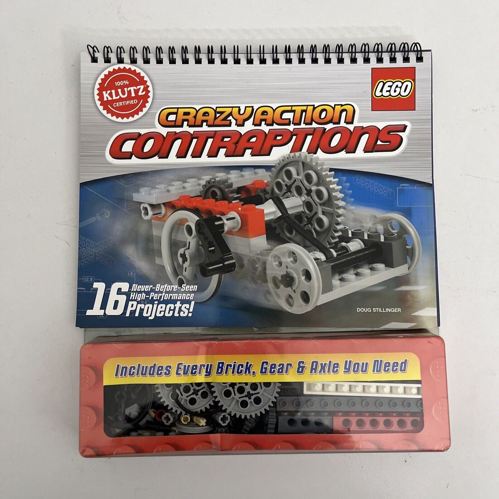 Lego Crazy Action Contraptions 16 Projects 100% KLUTZ Certified Retire ...