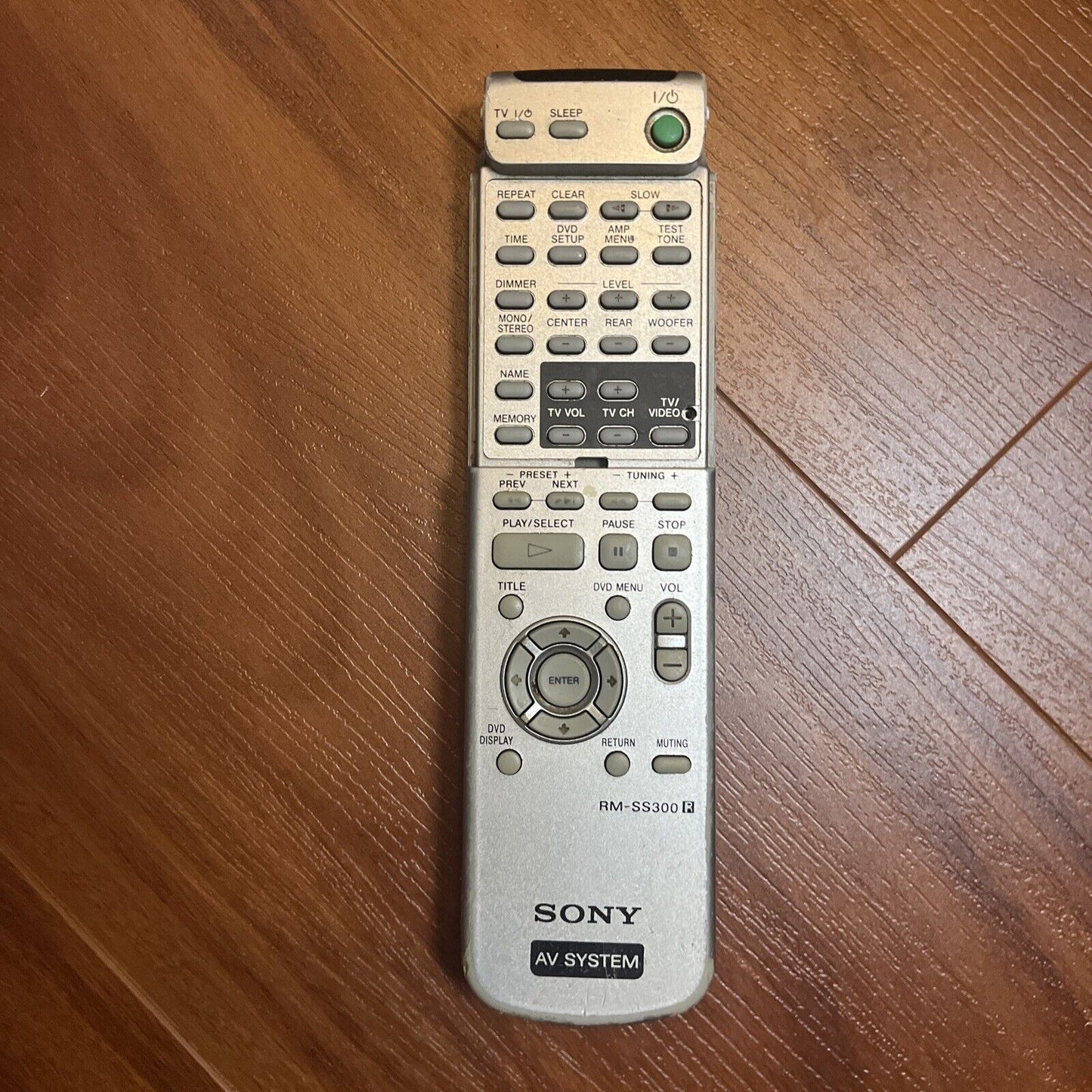 Genuine Sony RM-SS300 Remote Control for AV System DVD *Battery Lid Mi ...