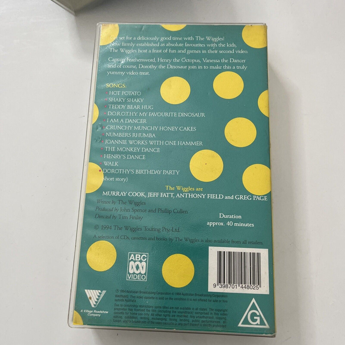 The Wiggles - Yummy Yummy (VHS, 1994) PAL – Retro Unit