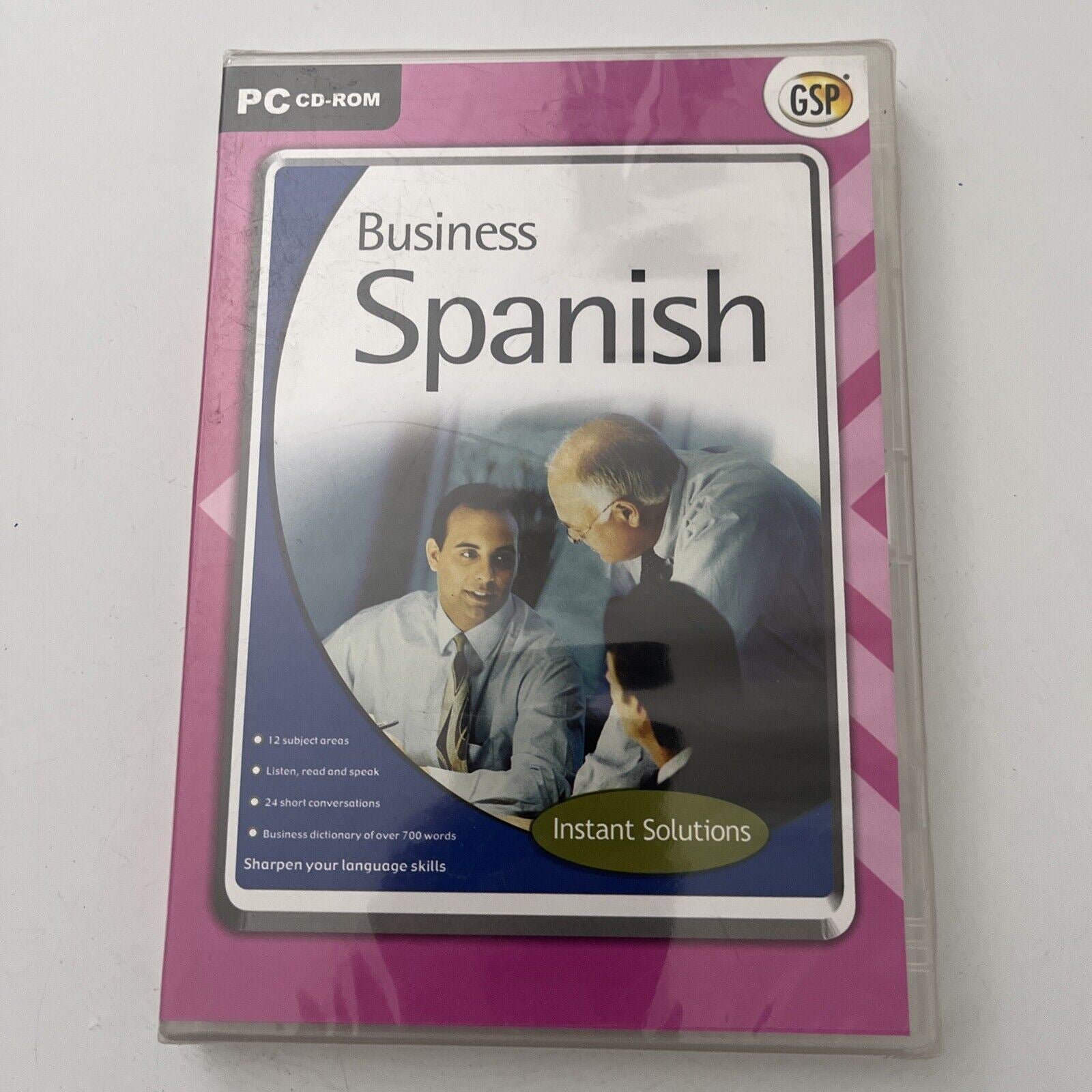 *New Sealed* Business Spanish (PC CD-ROM) Listen, Read & Speak – Retro Unit
