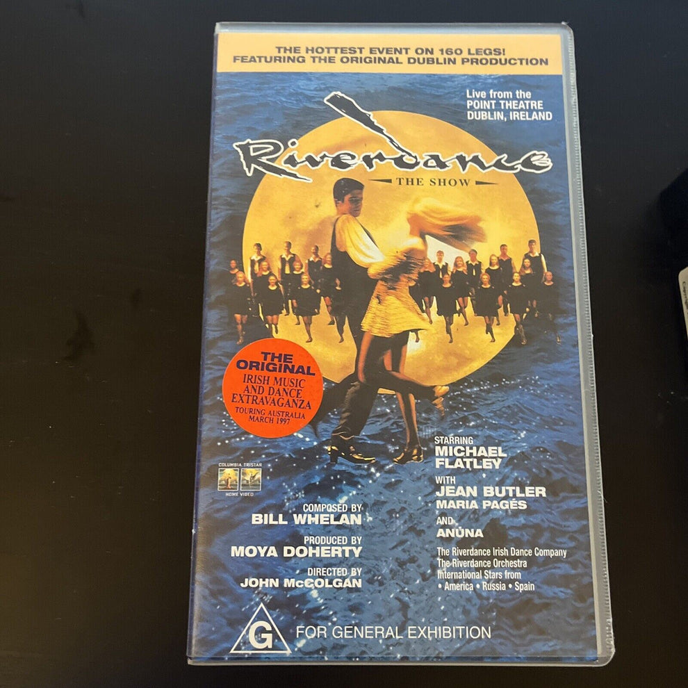 Riverdance The Show (VHS, 1995) Michael Flatley, Jean Butler, PAL ...
