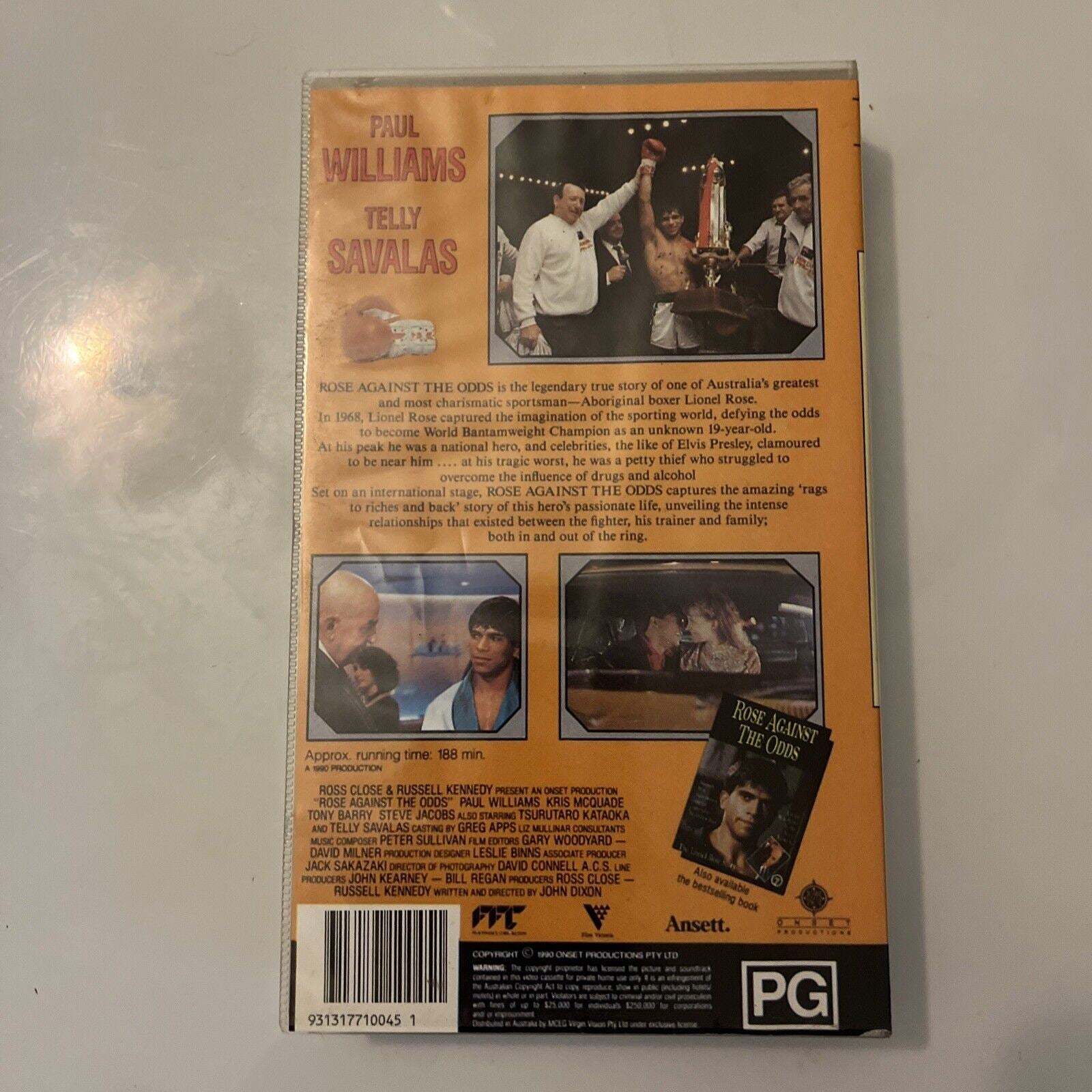 Rose Against The Odds - The Lionel Rose Story (VHS, 1983) PAL – Retro Unit