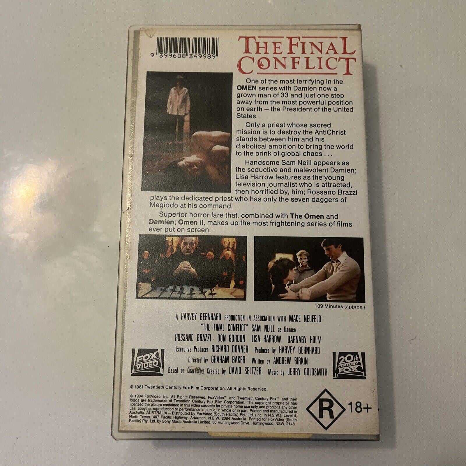 The Final Conflict (VHS, 1981) Sam Neill PAL – Retro Unit