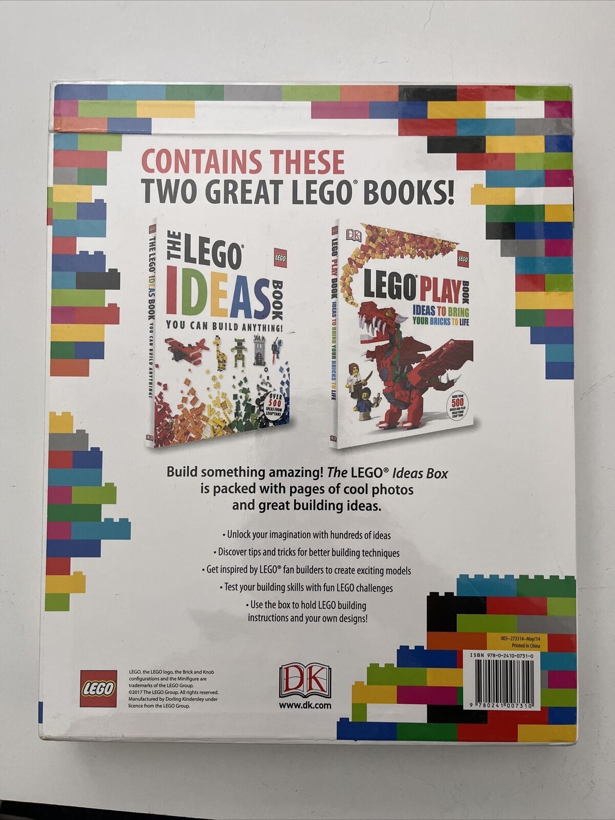 NEW The Lego Ideas Box Set 2 Great Lego Books More Than 1000 Build & P ...