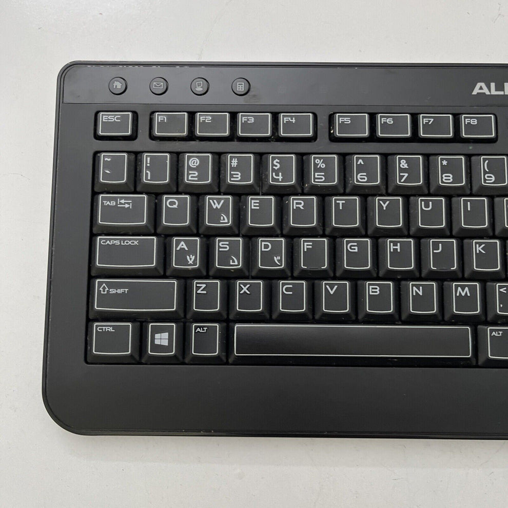 Alienware SK-8165 Nordic Slim Black Multimedia USB Wired Gaming Keyboa ...