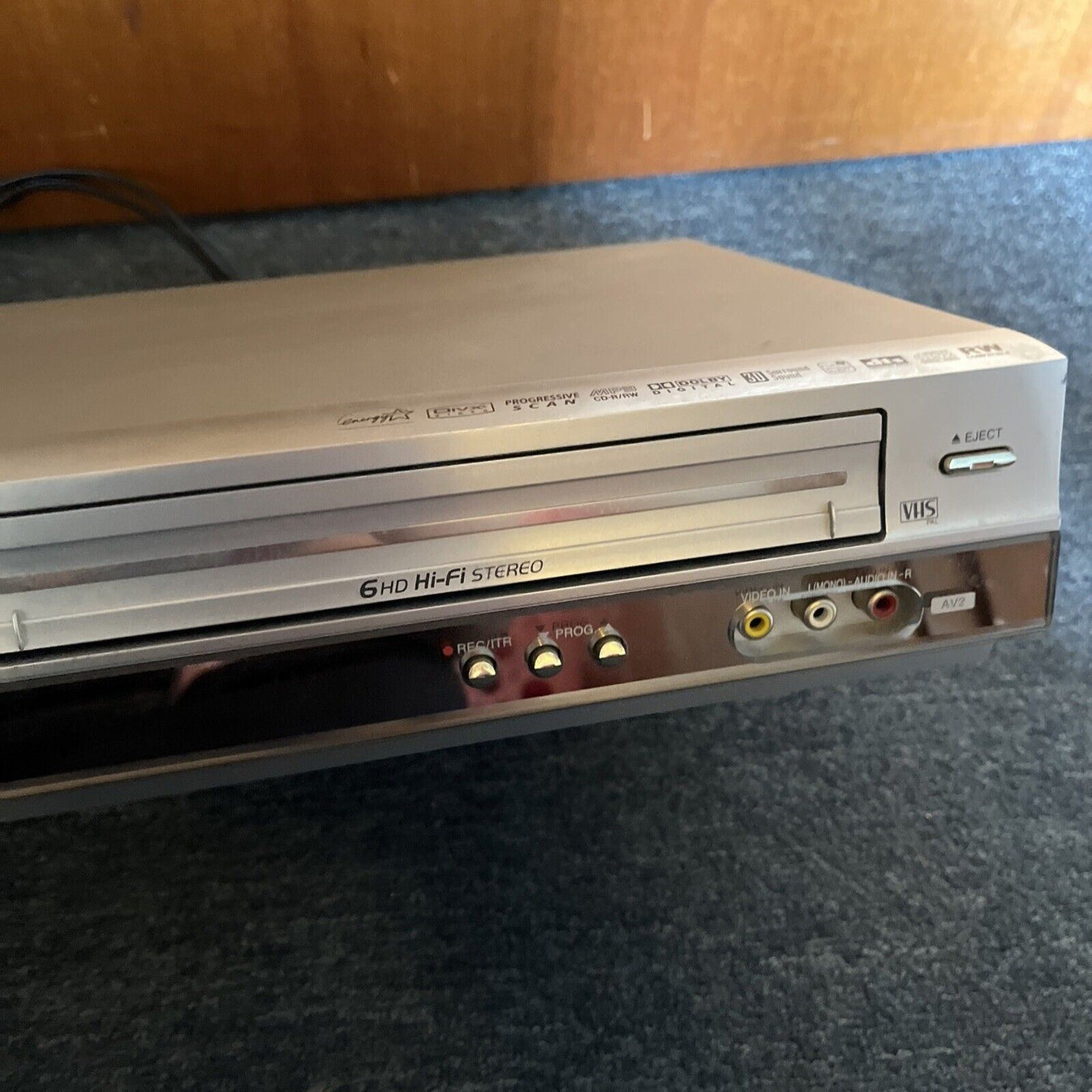 LG V9120W 6 Head Hi Fi Stereo DVD VHS Combo Player Recorder with Remot ...