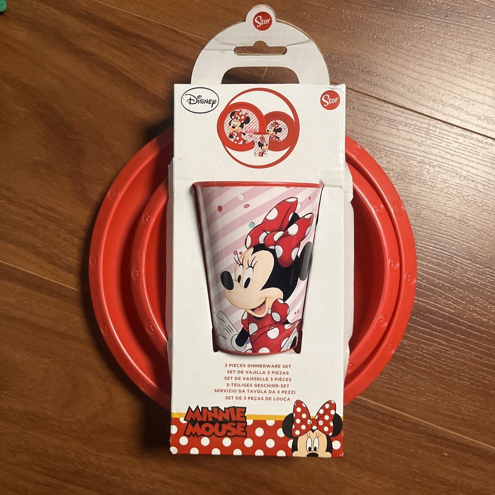 NEW Disney Minnie Mouse 3 Piece Dinner Set – Retro Unit