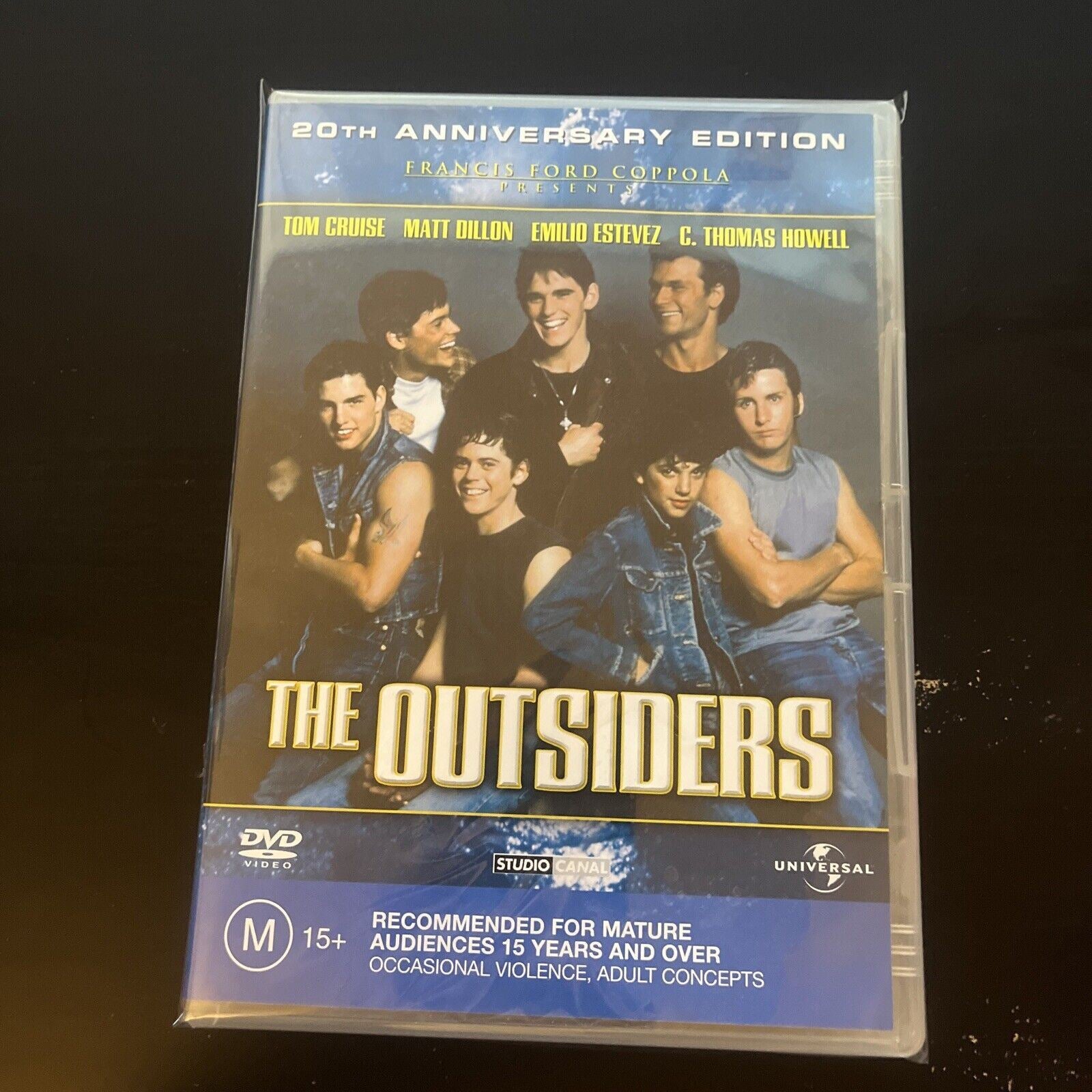 The Outsiders (DVD, 1983) Matt Dillon, Tom Cruise, C. Thomas Howell NE ...