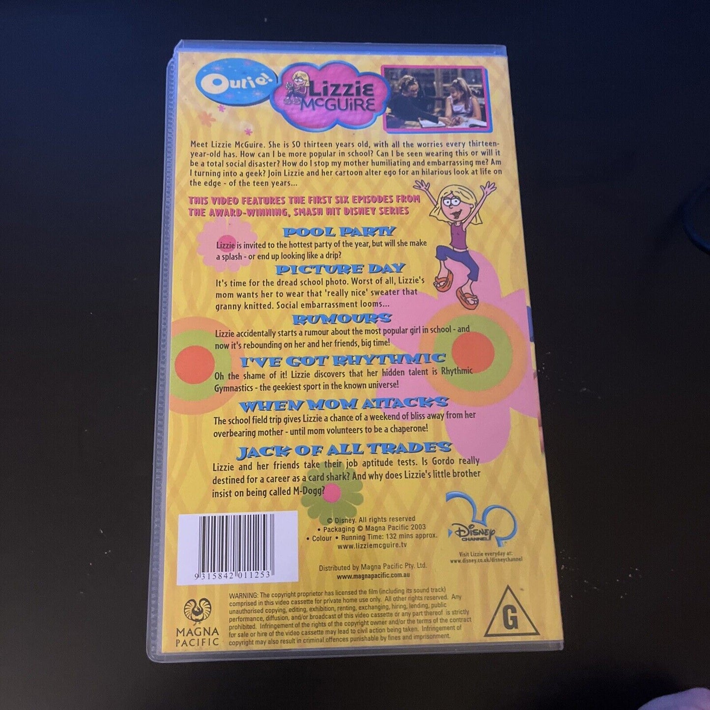 Lizzie McGuire When Mom Attacks (VHS, 2003) PAL – Retro Unit