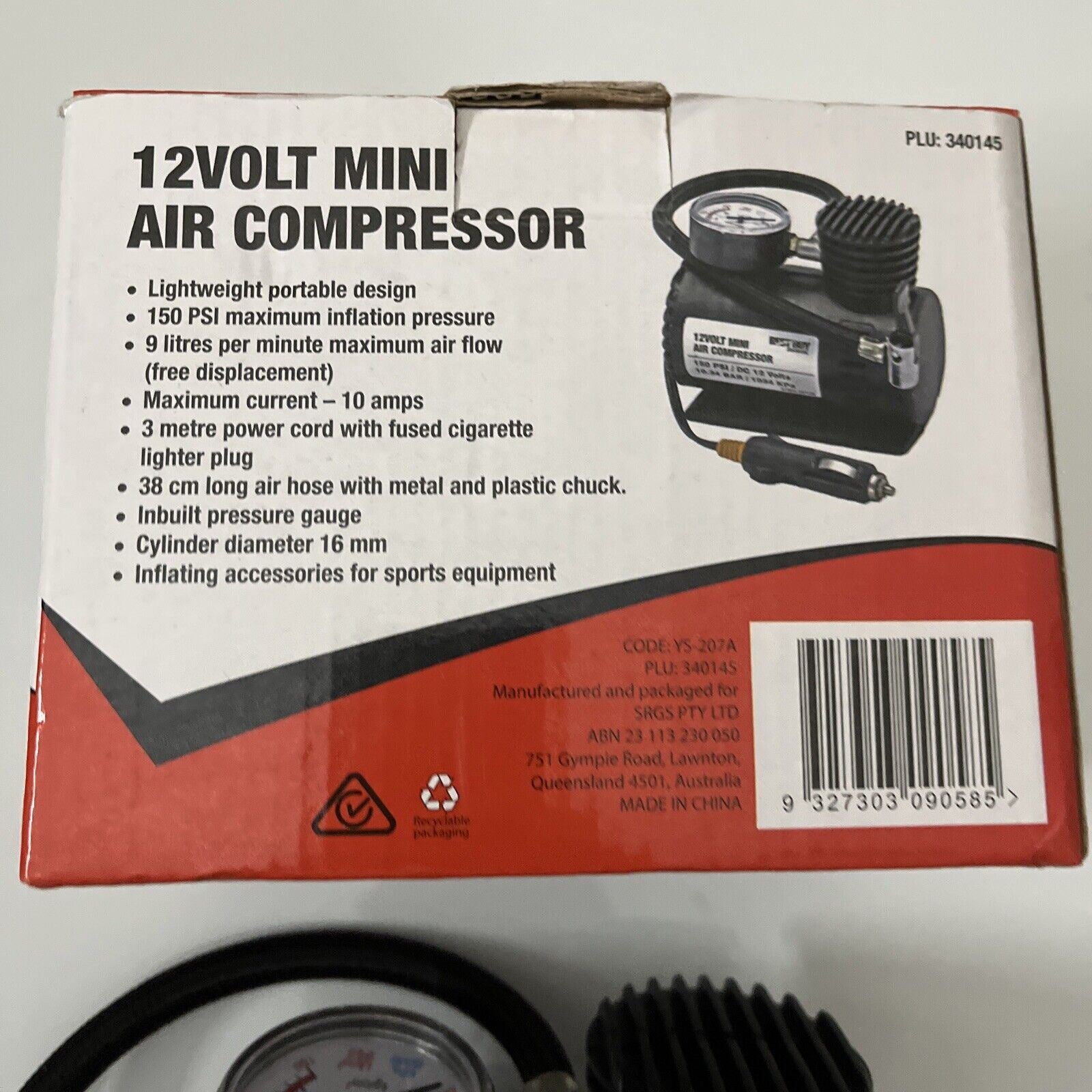 Best Buy 12 Volt Mini Air Compressor – Retro Unit