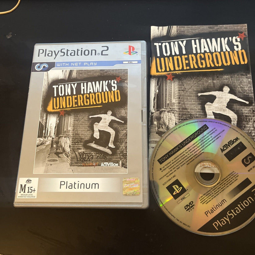 Tony Hawks Underground - Sony PlayStation 2 PS2 PAL Game Complete With ...