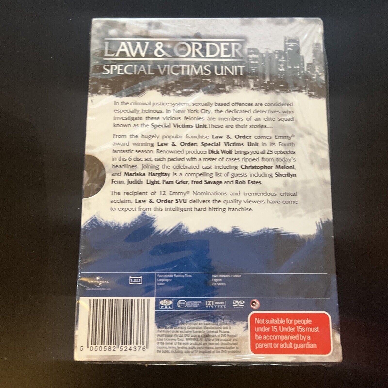 Law And Order - Special Victims Unit : Season 4 (DVD, 2000) NEW Region ...