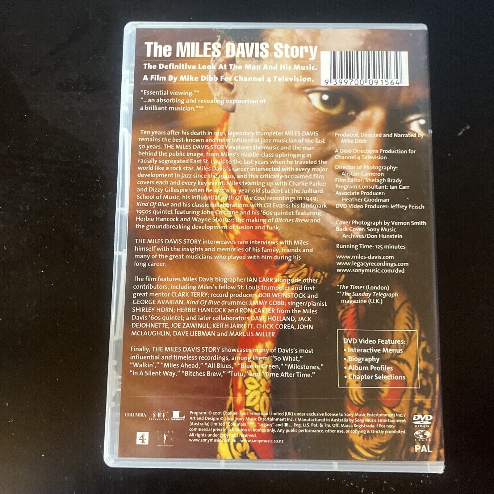 Miles Davis - The Miles Davis Story (DVD, 2001) Region 4&1 – Retro Unit