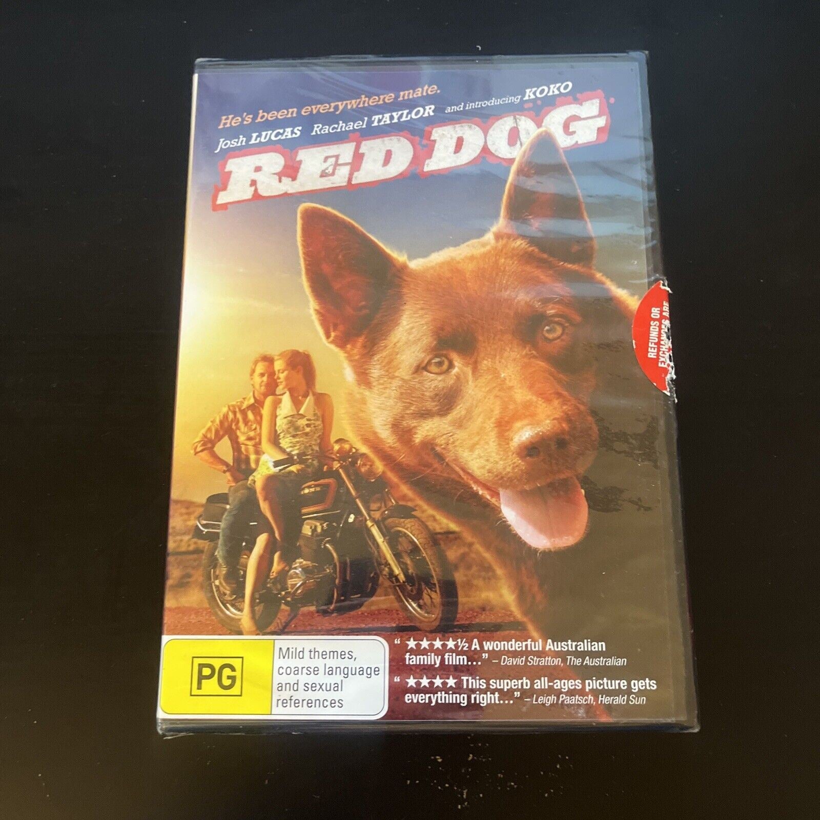 *New Sealed* Red Dog (DVD, 2011) Rachael Taylor, Josh Lucas, Region 4 ...