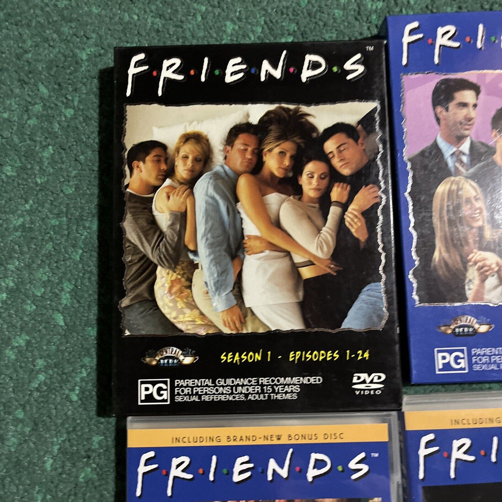Friends - Complete Season 1,2,3,4,5,6,7,8,9,10 DVD Region 4 – Retro Unit