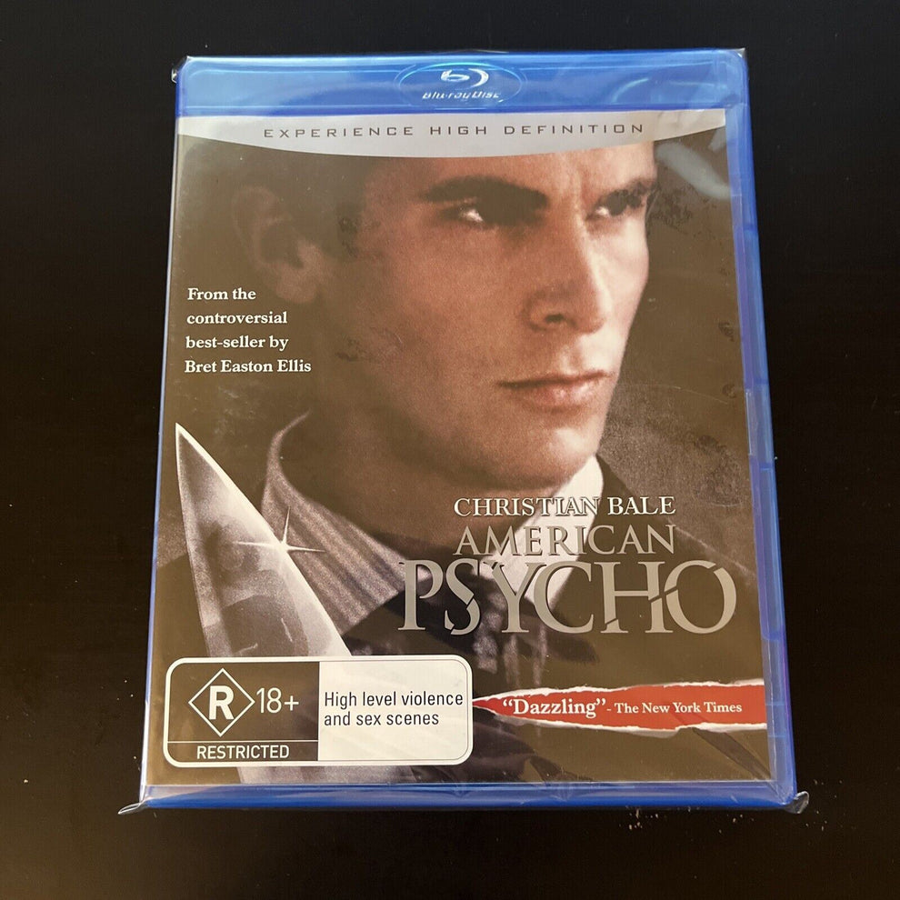 American Psycho (Blu-ray, 1999) Christian Bale, Willem Dafoe, NEW All ...