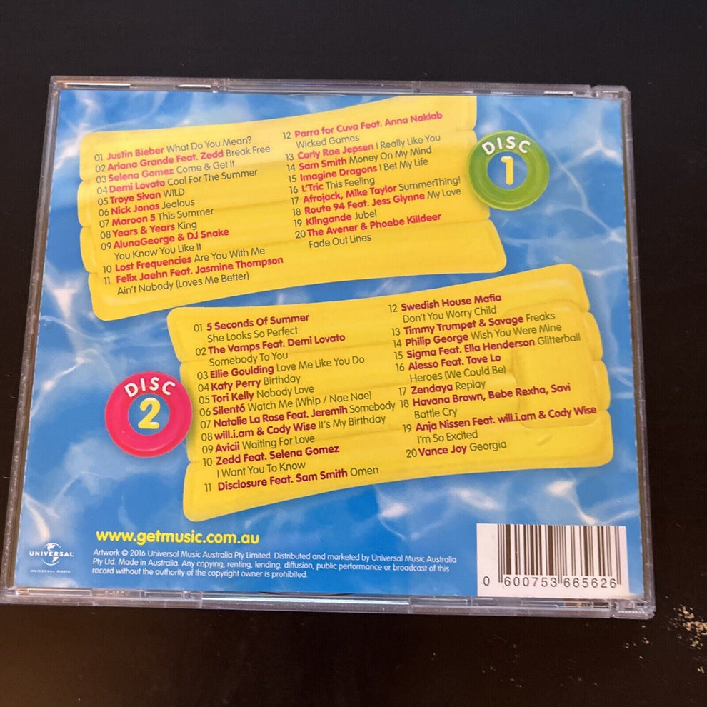 Pool Party Hits 2016 (CD, 2-Disc) – Retro Unit