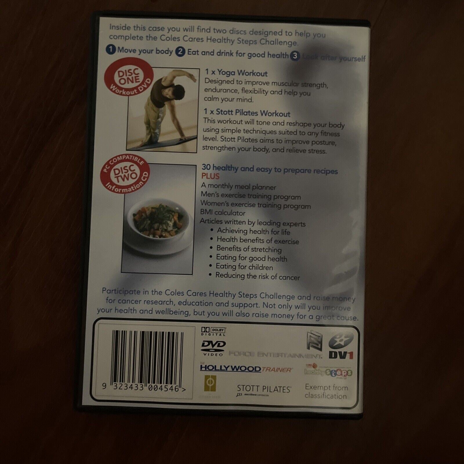 Healthy Steps - Coles Cares Challenge (DVD, 2-Disc Set, Region 4) Stot ...