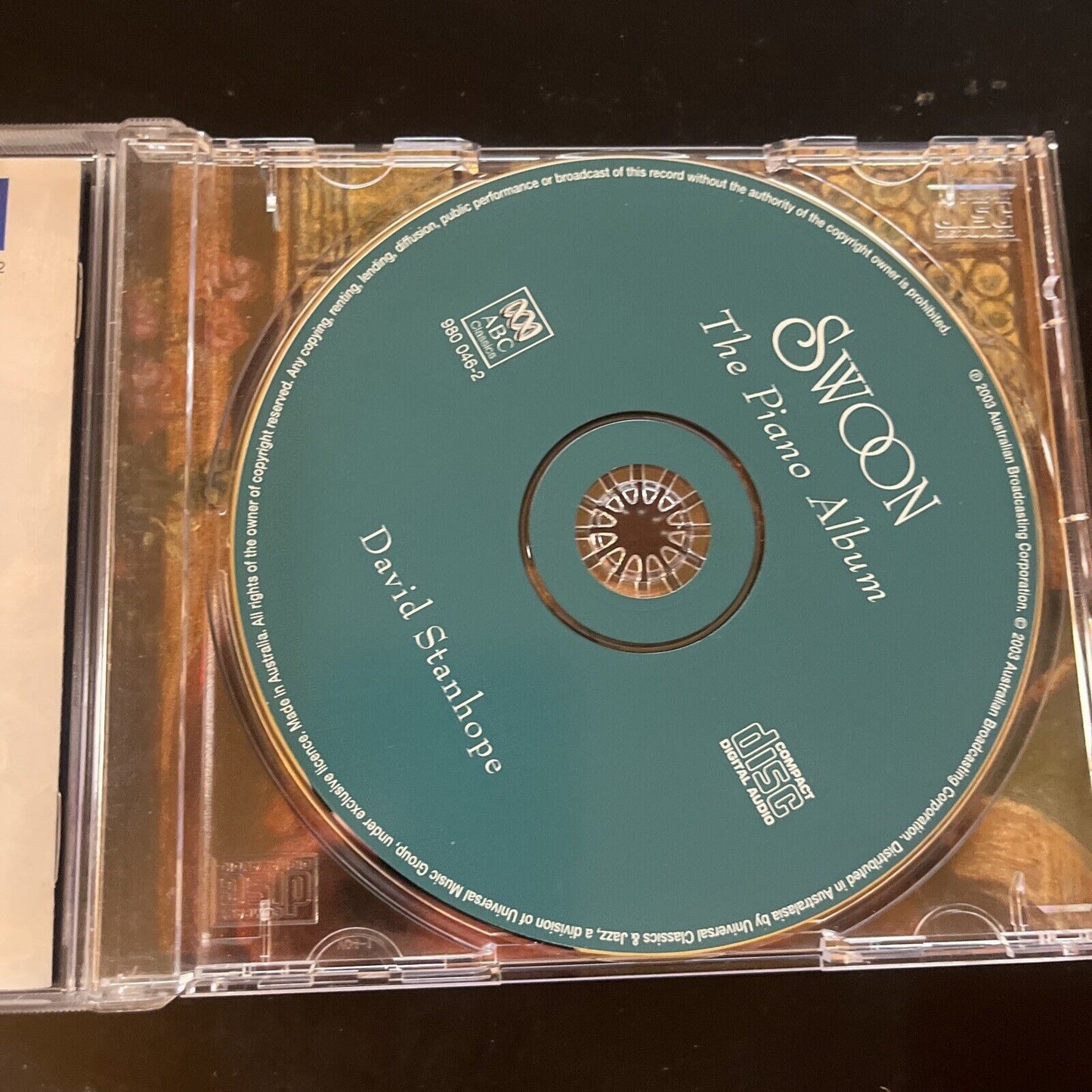 Swoon The Piano Album - David Stanhope (CD, 2002) – Retro Unit