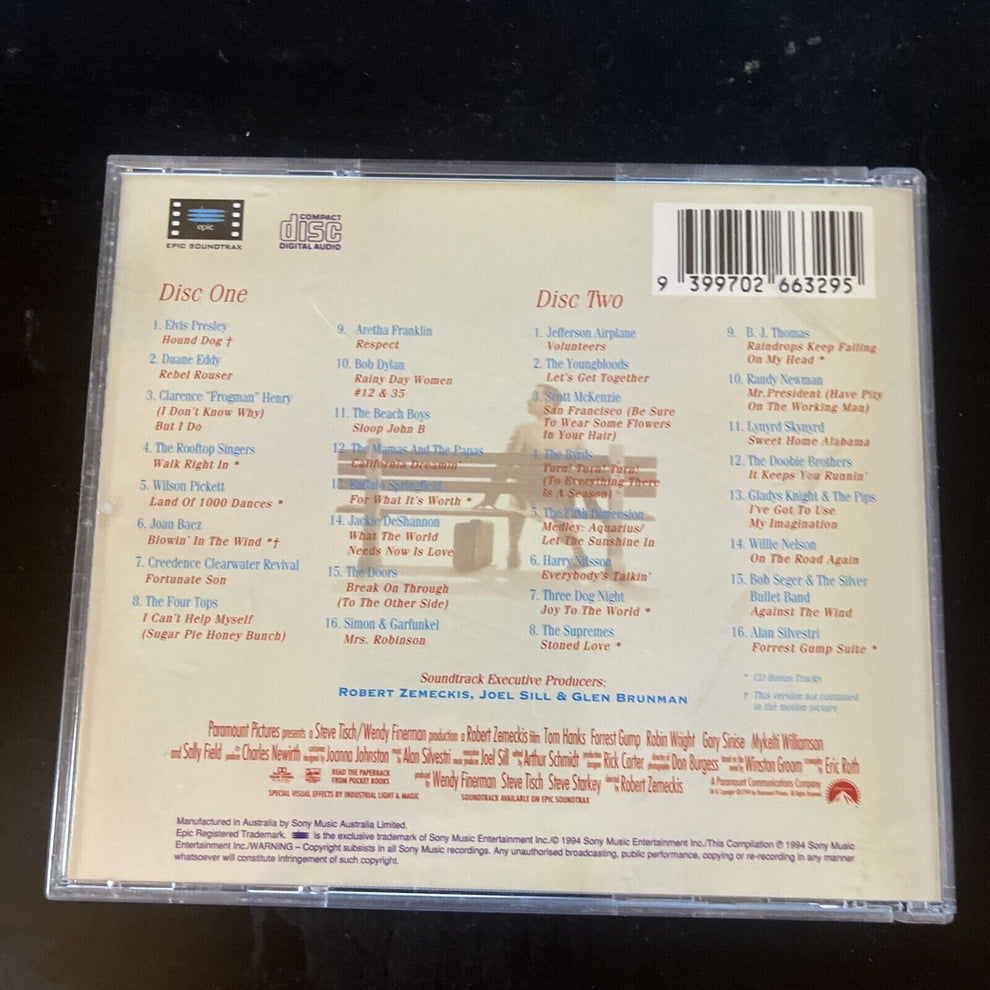 Forrest Gump The Soundtrack (CD, 1994, 2-Disc) – Retro Unit