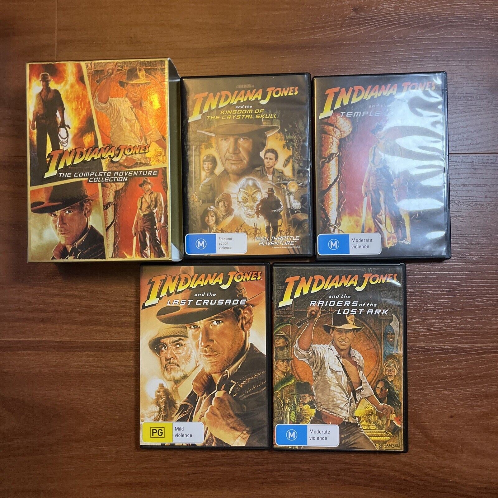 Indiana Jones: The Complete Adventure Collection (DVD, 2008, 4-Disc) R ...