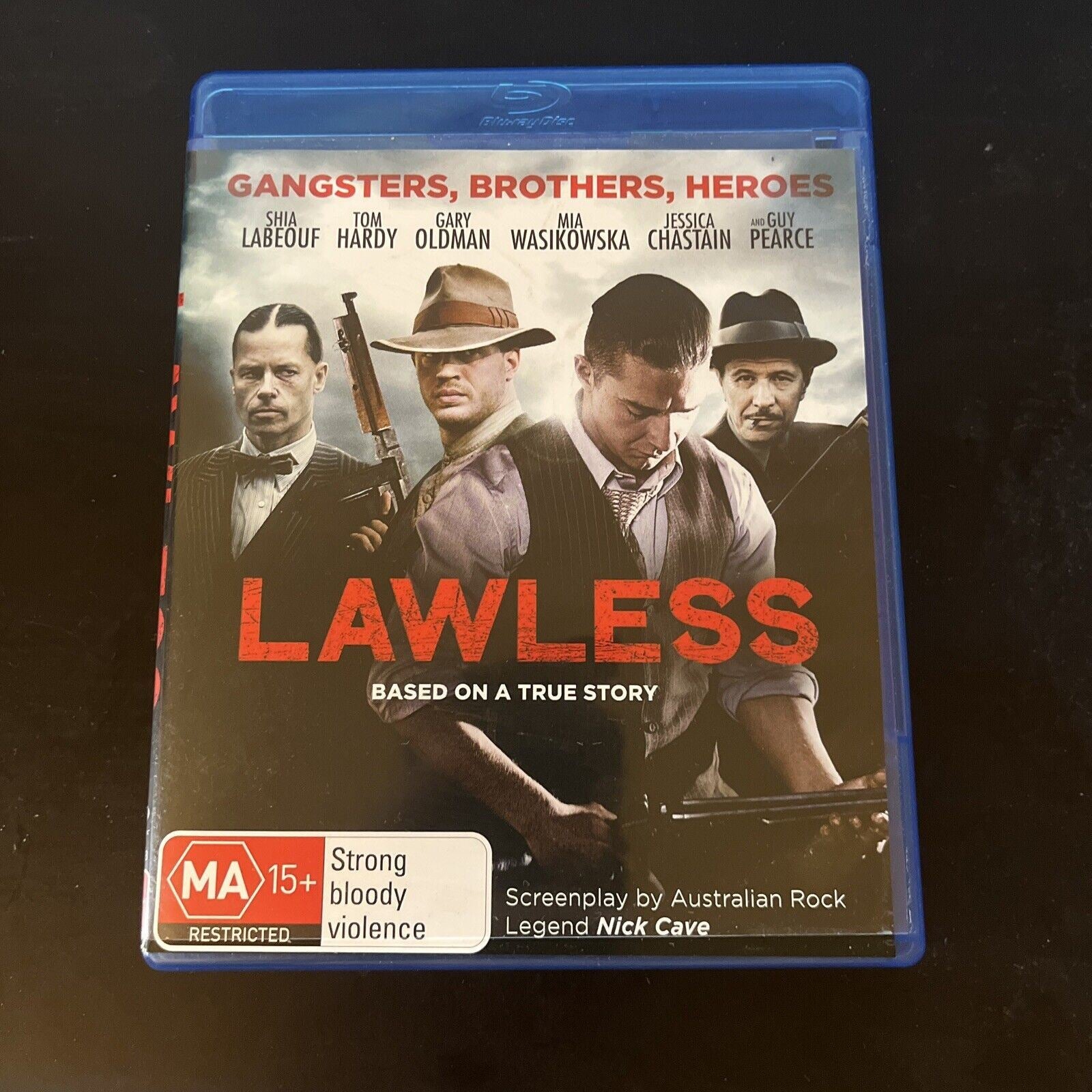 Lawless (Blu-ray, 2012) Shia LaBeouf, Tom Hardy, Jason Clarke Region B ...