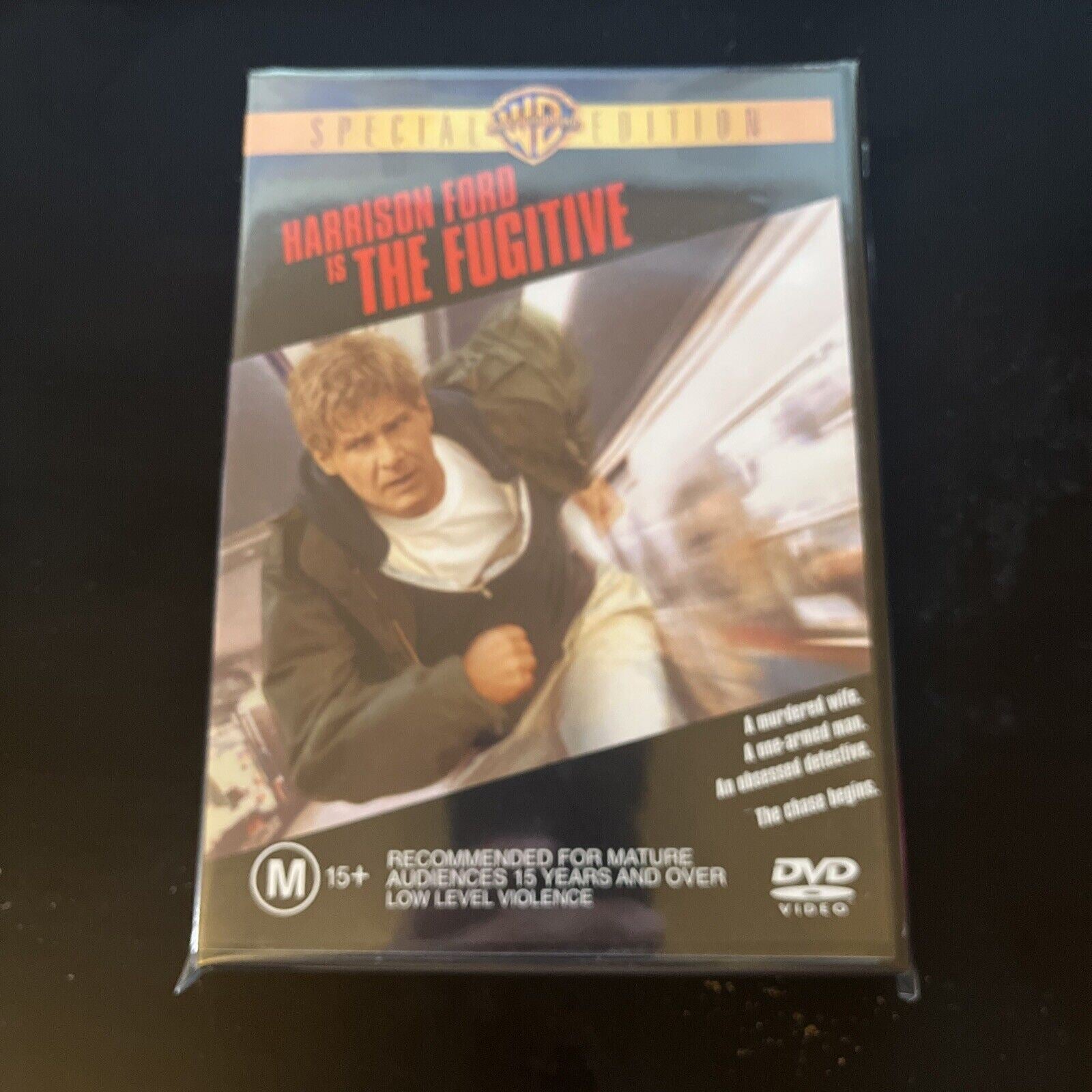 The Fugitive (DVD, 1993) Harrison Ford, Tommy Lee Jones NEW Region 4 ...