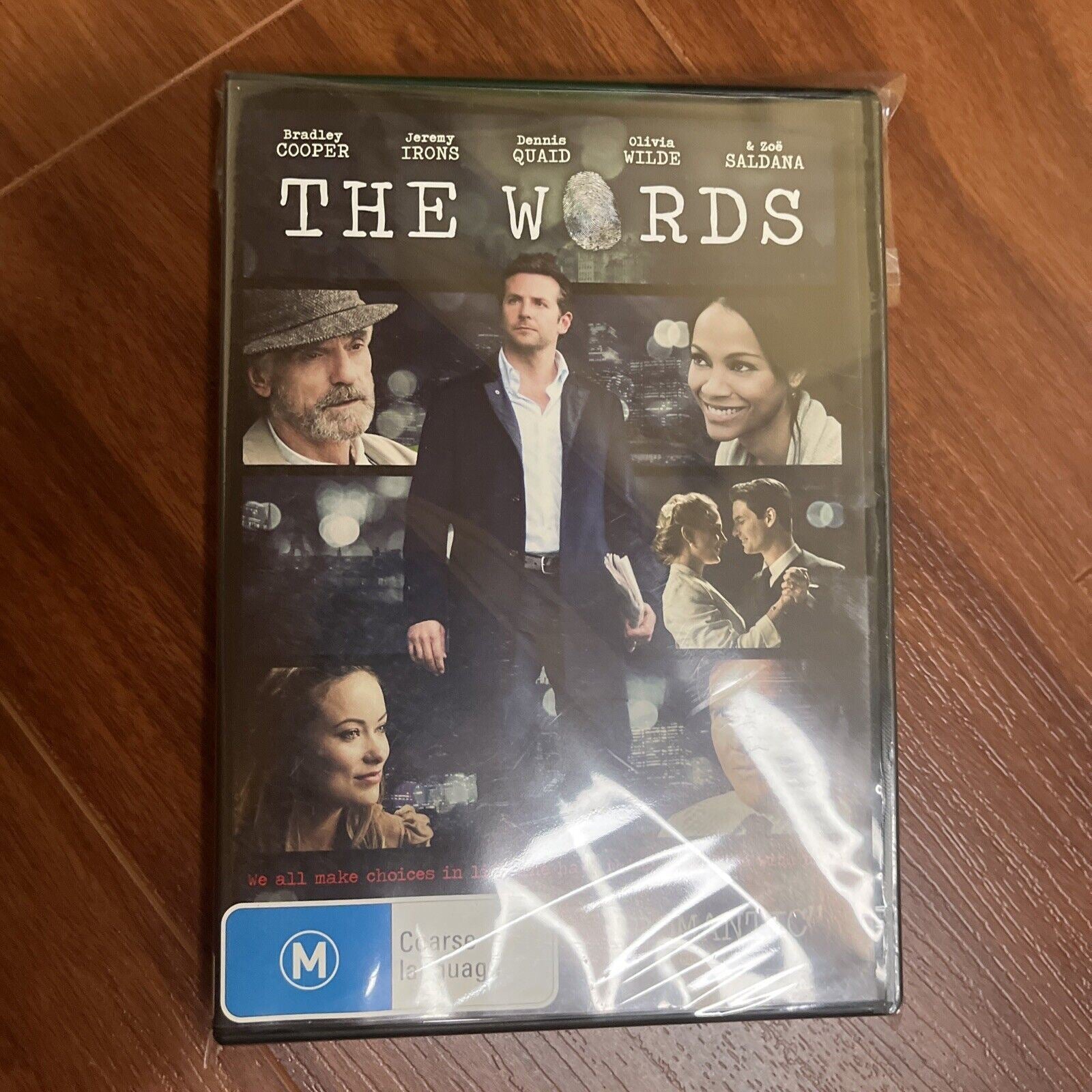 The Words (DVD, 2012) Dennis Quaid, John Hannah, Jeremy Irons, NEW Reg ...