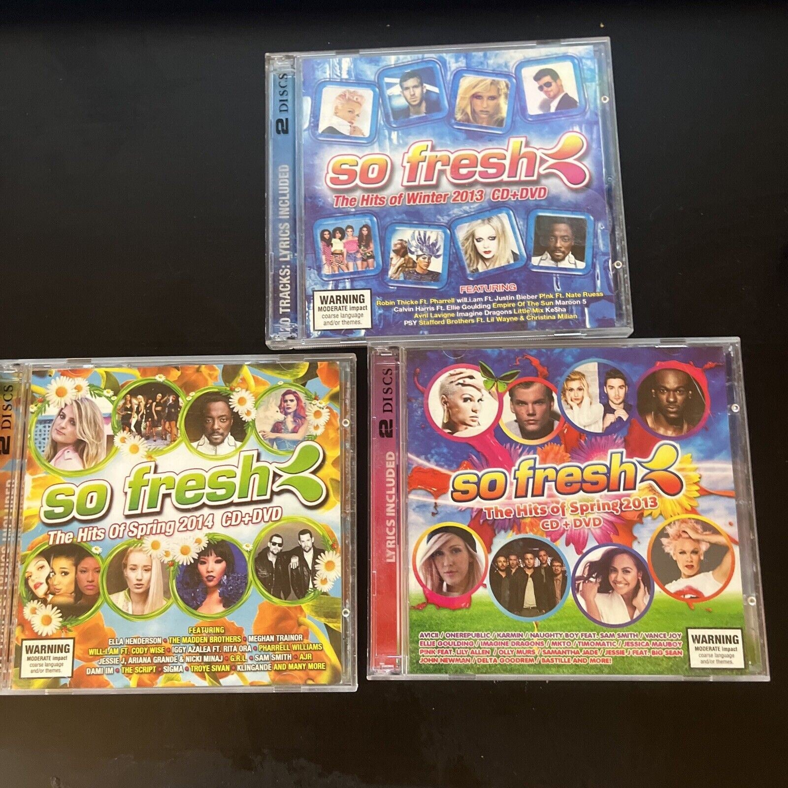 So Fresh: Hits of Spring 2013 & 2014 / Hits of Winter 2013 CD + DVD 6 ...