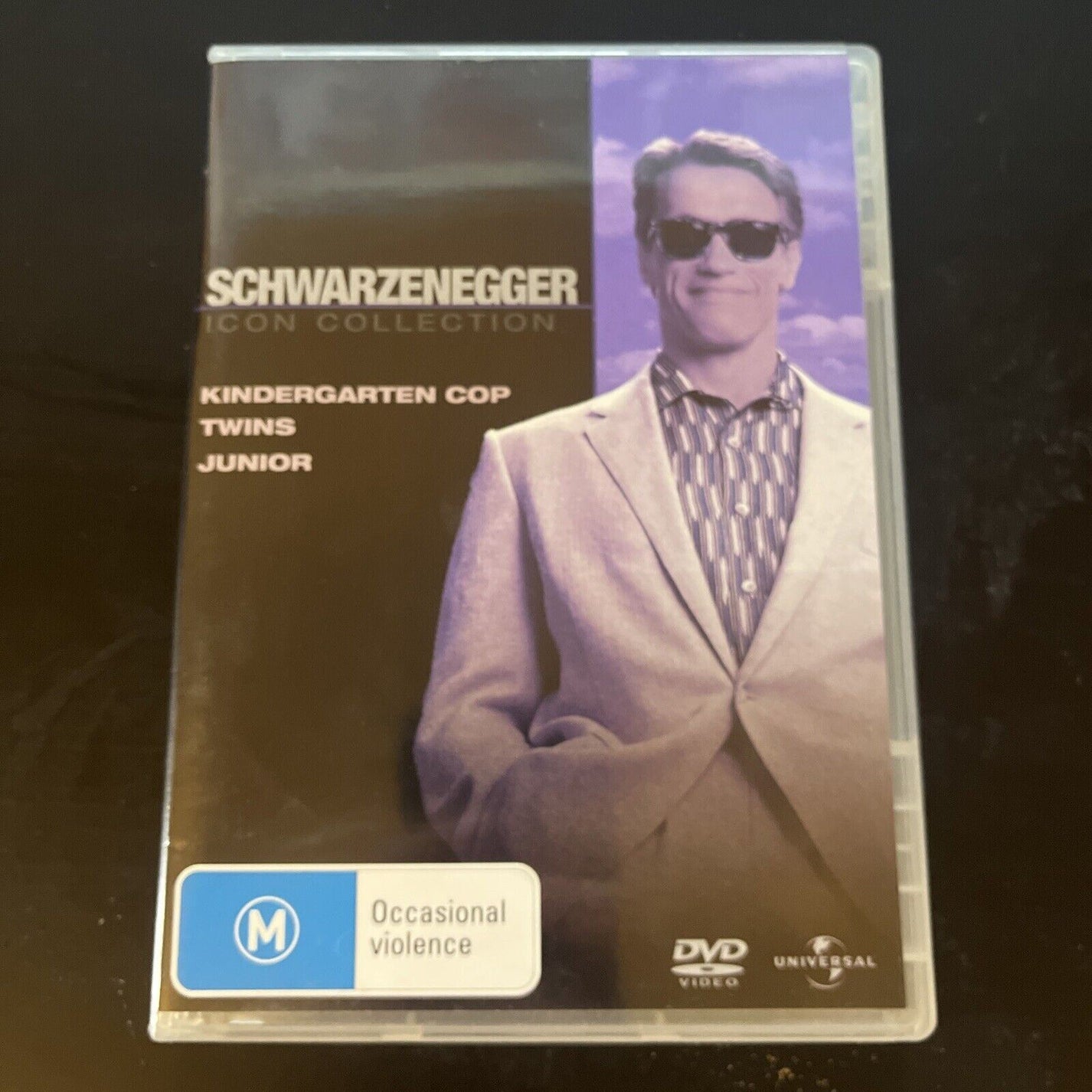 Kindergarten Cop / Twins / Junior (DVD, 1990) Arnold Schwarzenegger Re ...