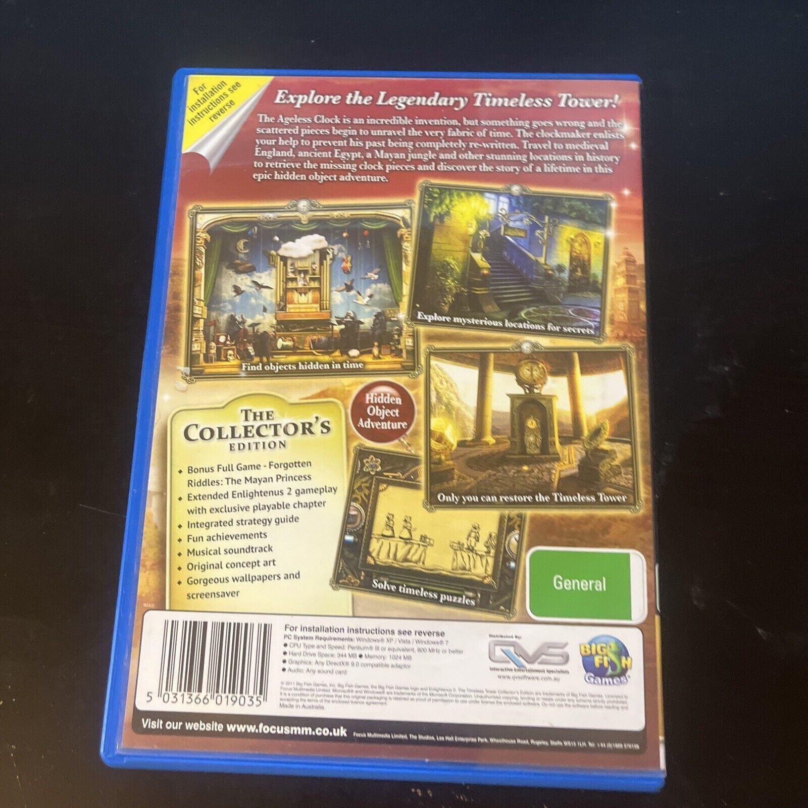 Enlightenus 2 The Timeless Tower PC CDROM Hidden Object Game – Retro Unit