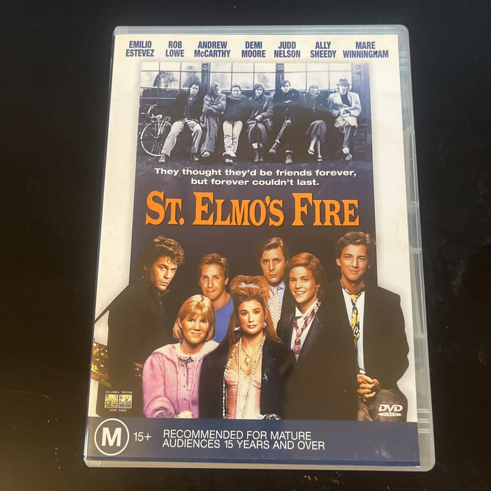 St. Elmo's Fire (DVD, 1985) Emilio Estevez, Rob Lowe, Andrew McCarthy ...