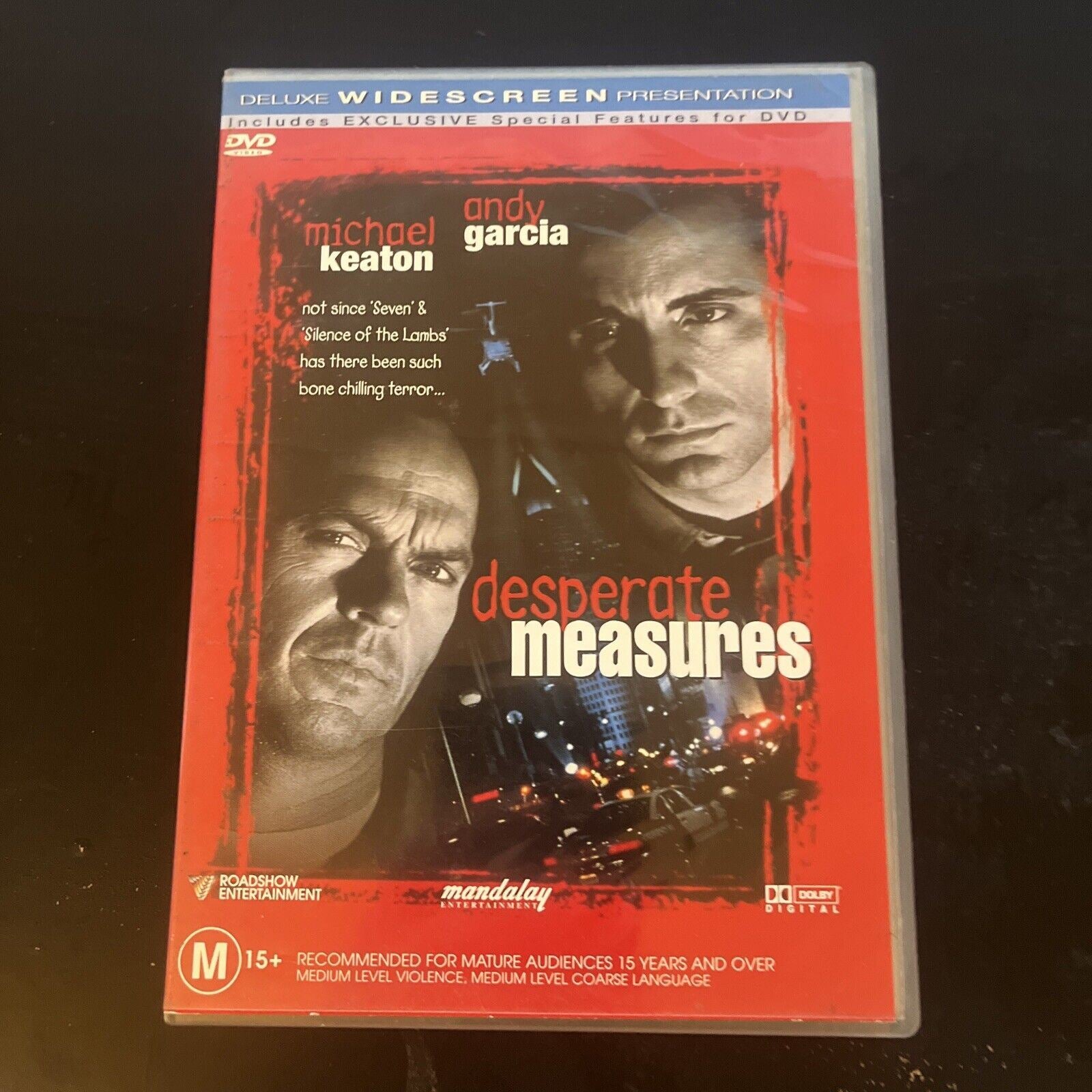 Desperate Measures (DVD, 1997) Michael Keaton, Andy Garcia, Brian Cox ...