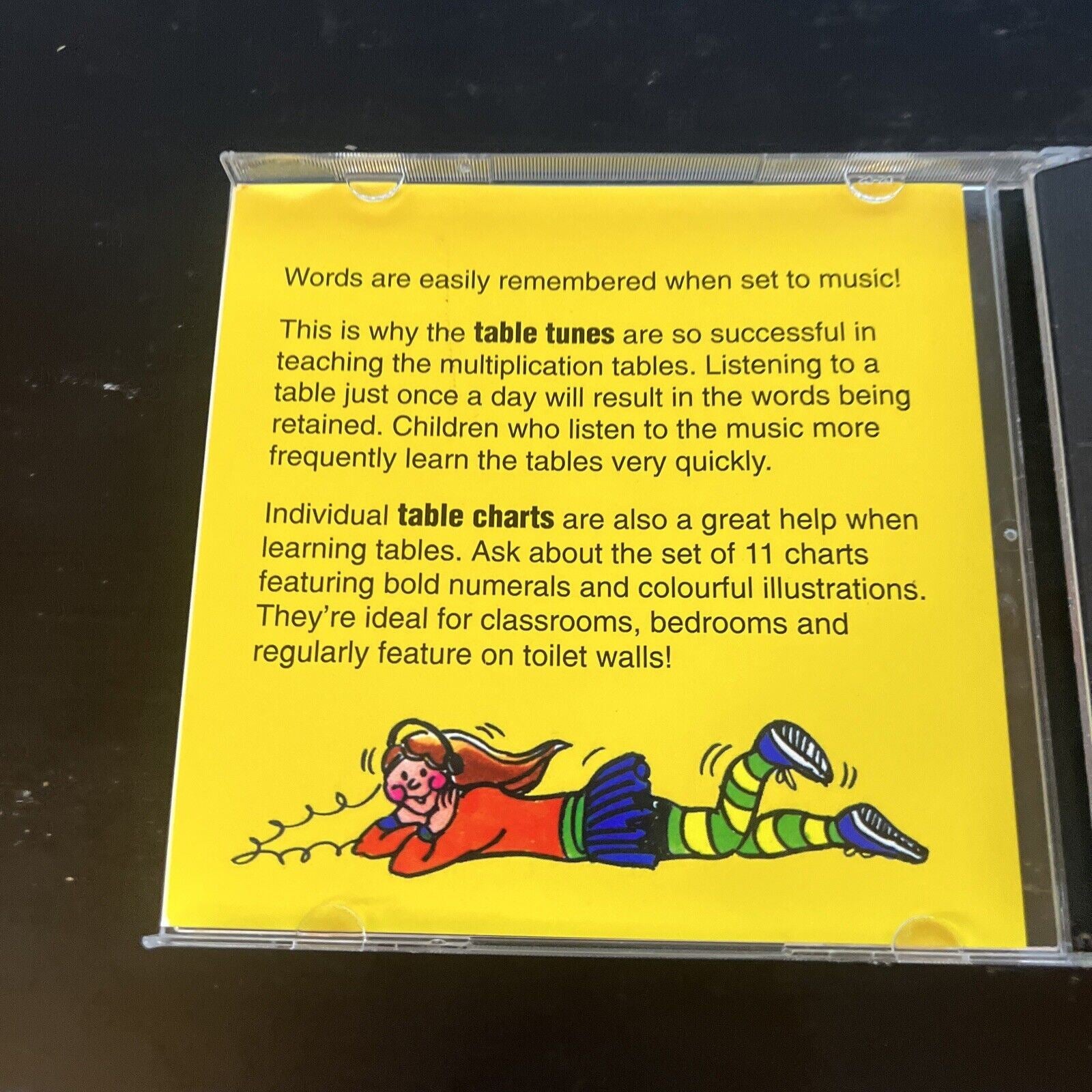 Table Tunes The Multiplication Tables To Music CD 1990 Retro Unit Table Tunes The Multiplication Tables To Music CD 1990 Retro Unit