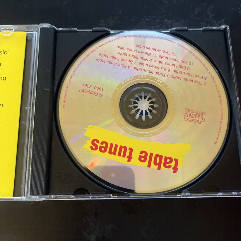 Table Tunes - The Multiplication Tables to Music (CD, 1990) – Retro Unit