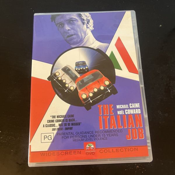 The Italian Job (DVD, 1969) Michael Caine, Noel Coward, Maggie Blye, R ...