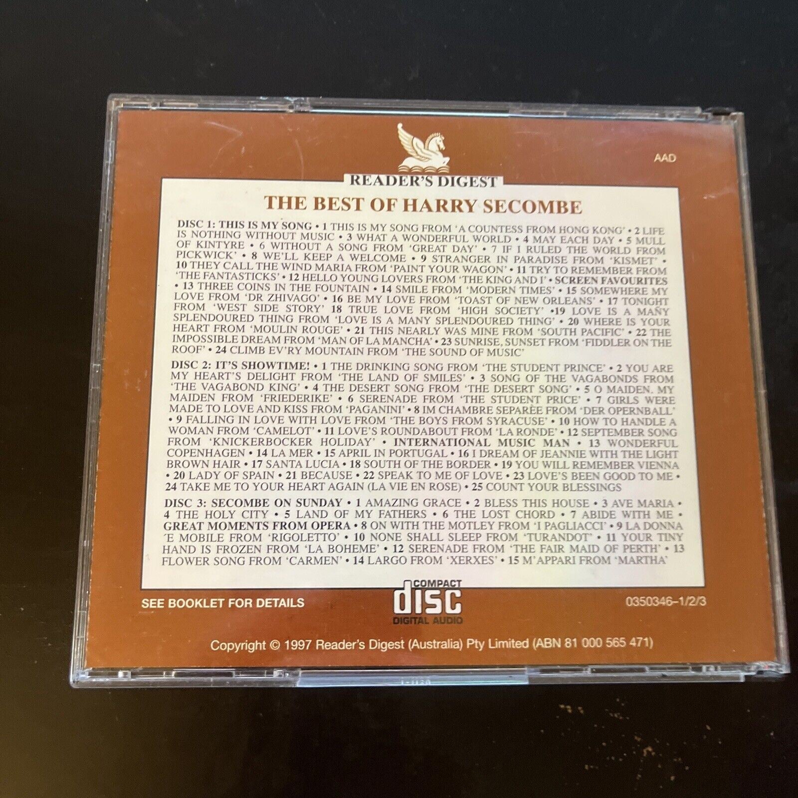 Harry Secombe - The Best Of Harry Secombe (CD, 1997, 3-Disc) Reader's ...